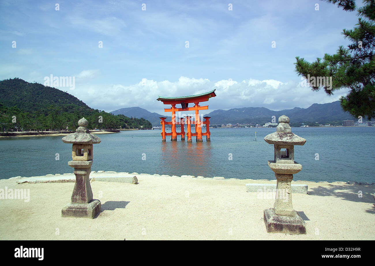 The Torii gate at Itsukushima Shrine is one of Japan's most iconic ...