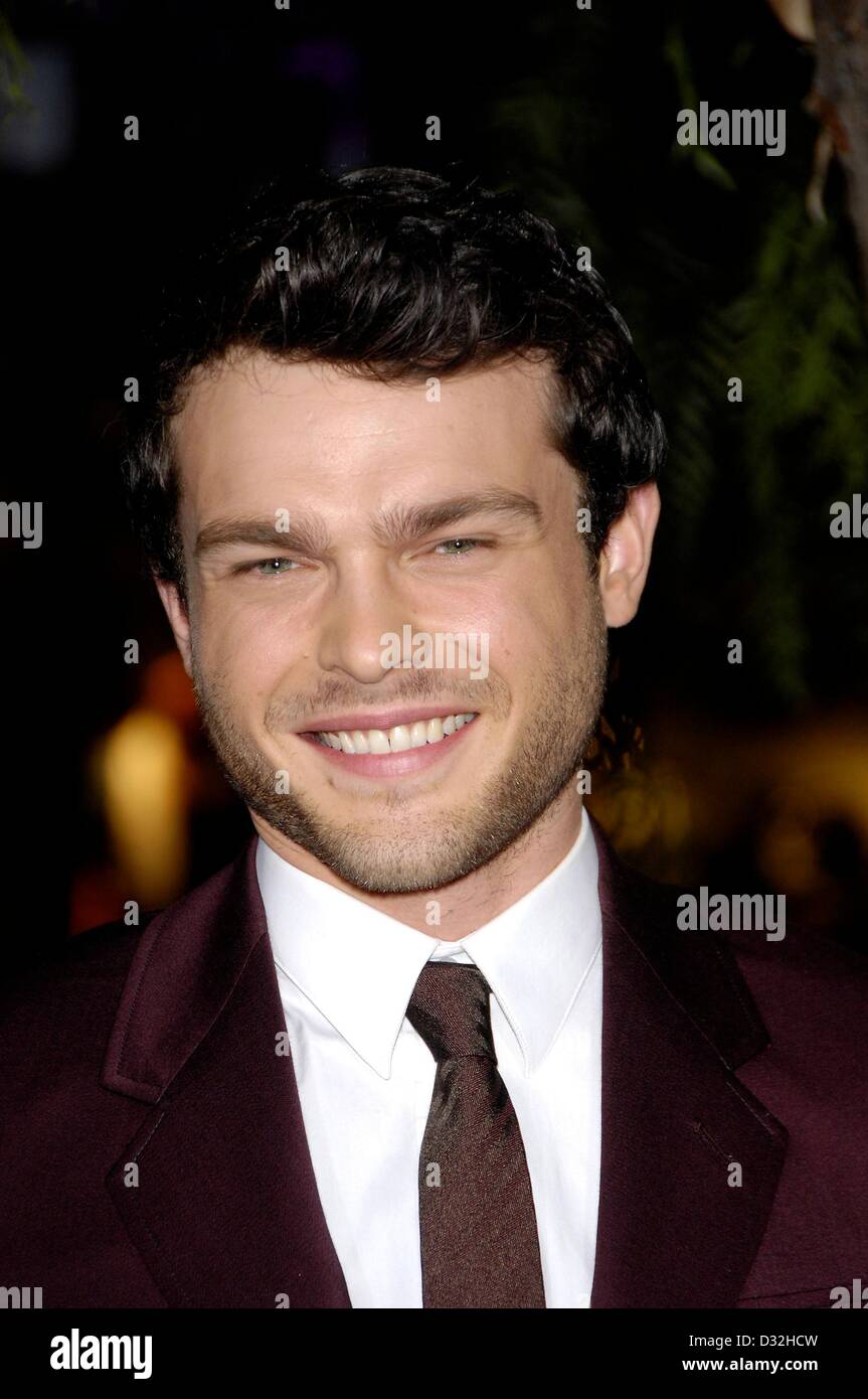 Los Angeles, USA. 6th February 2013. Alden Ehrenreich at arrivals for ...