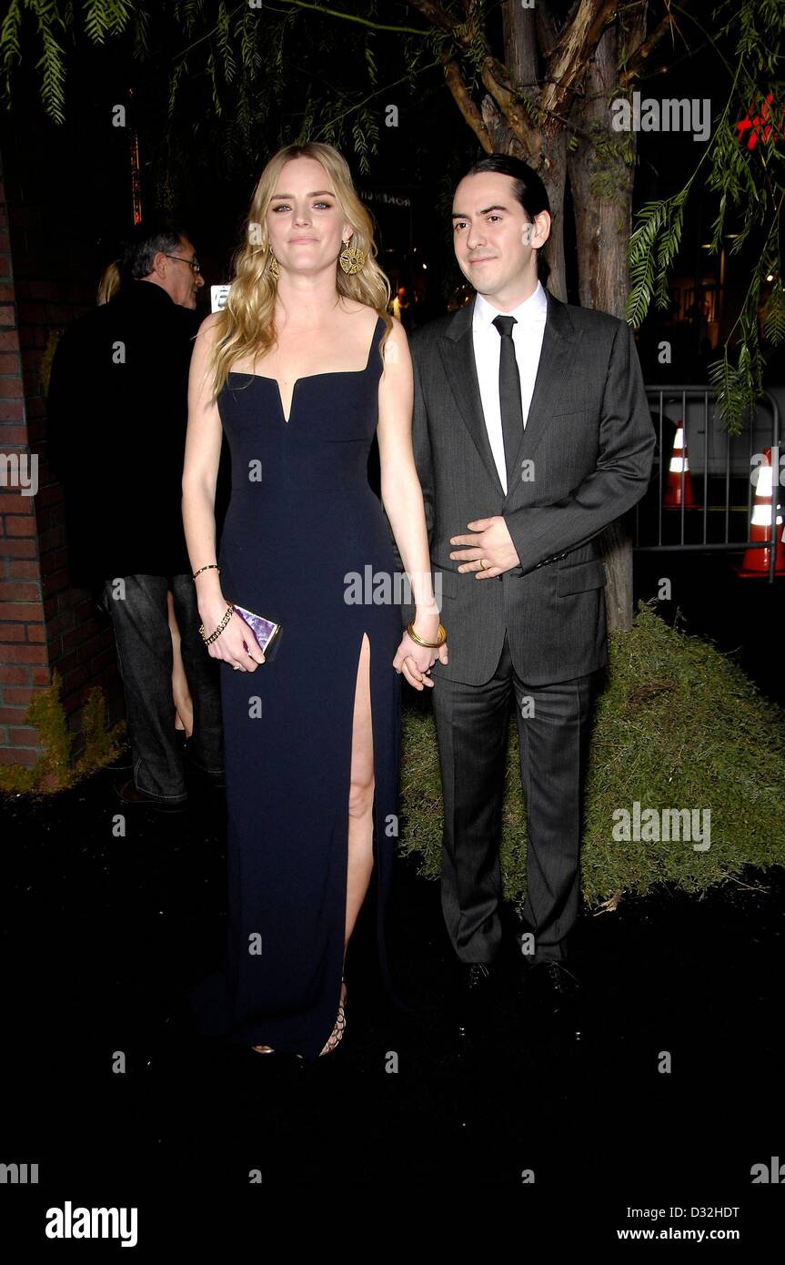 Los Angeles, USA. 6th February 2013. Sola Harrison, Dhani Harrison at ...