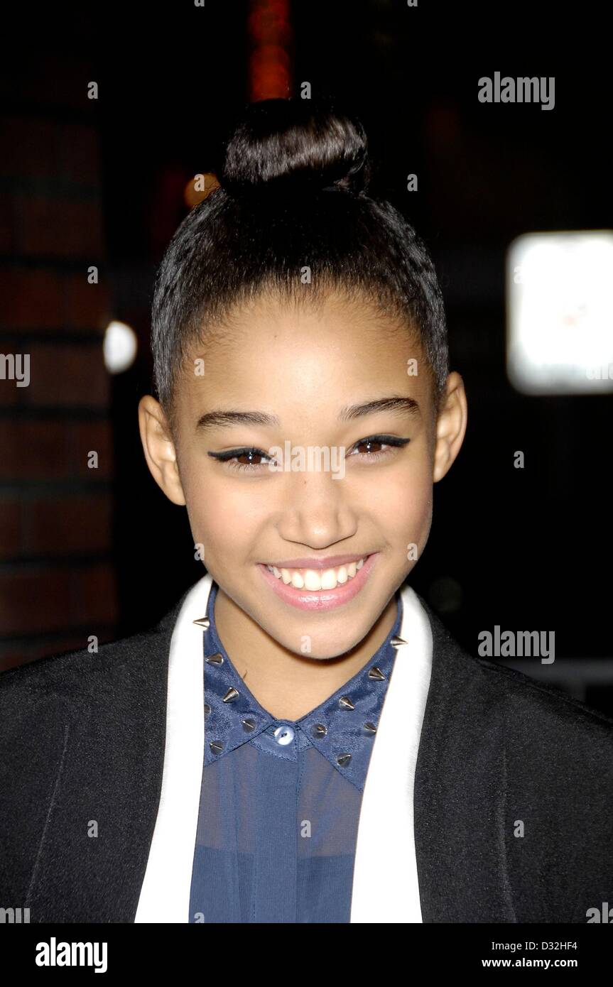 Los Angeles, USA. 6th February 2013. Amandla Stenberg at arrivals for ...