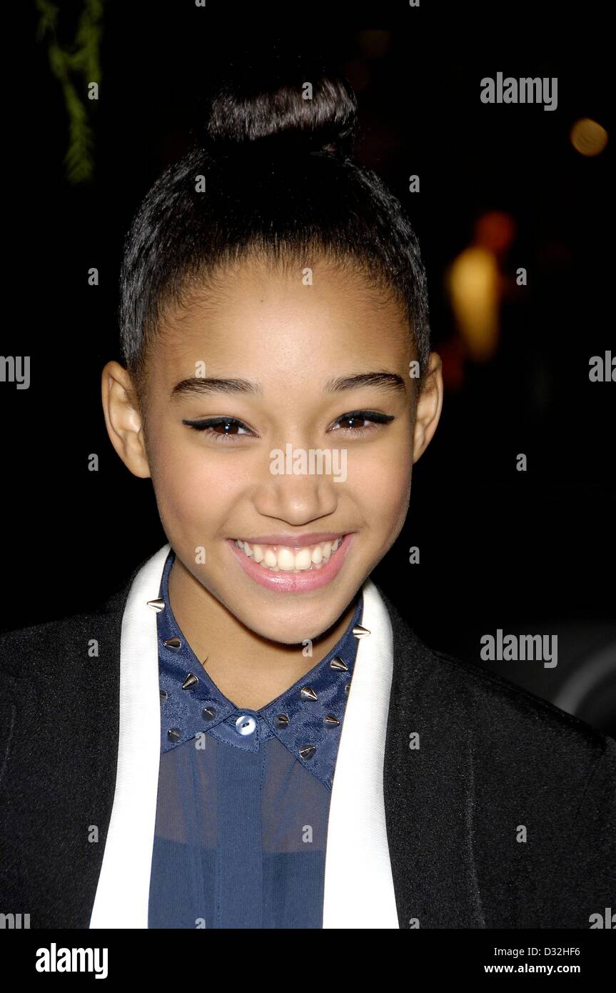 Los Angeles, USA. 6th February 2013. Amandla Stenberg at arrivals for ...