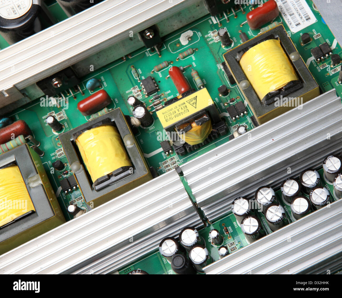 circuit board from the computer closeup Stock Photo - Alamy