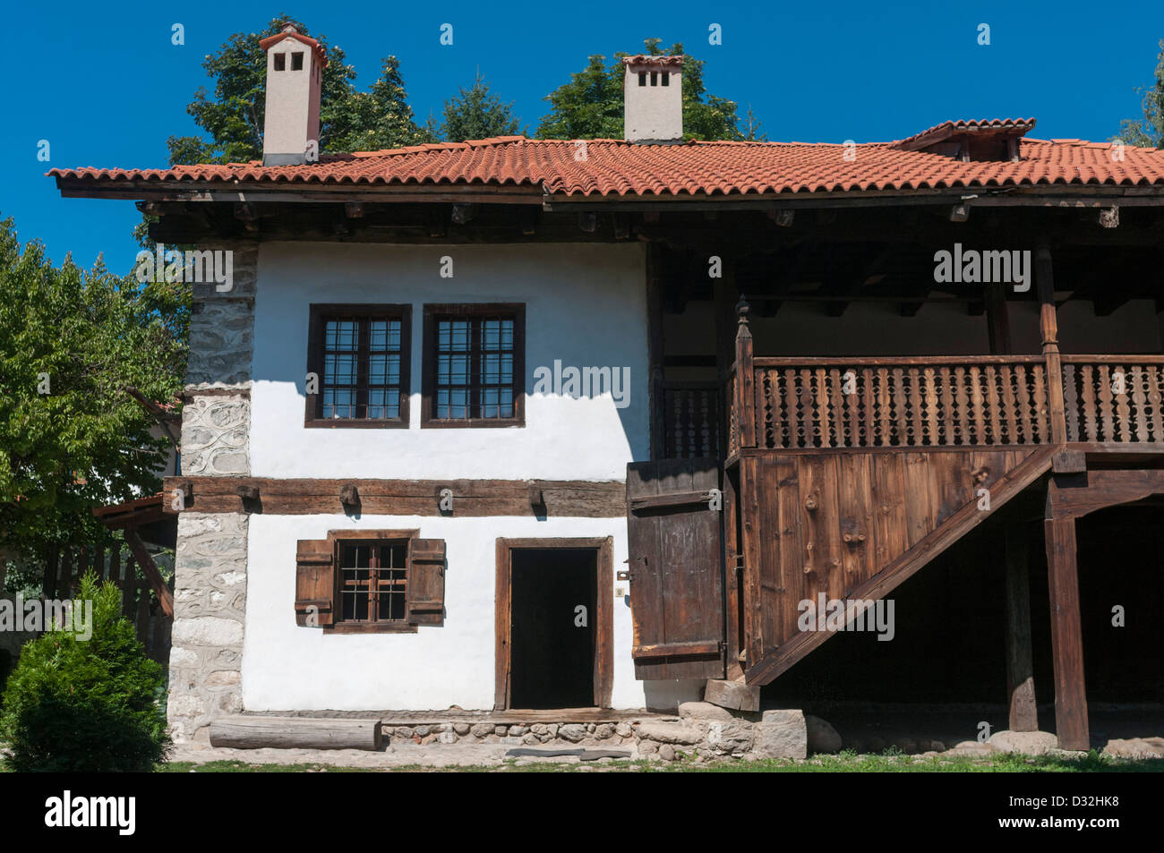 Old Bulgarian house Stock Photo - Alamy