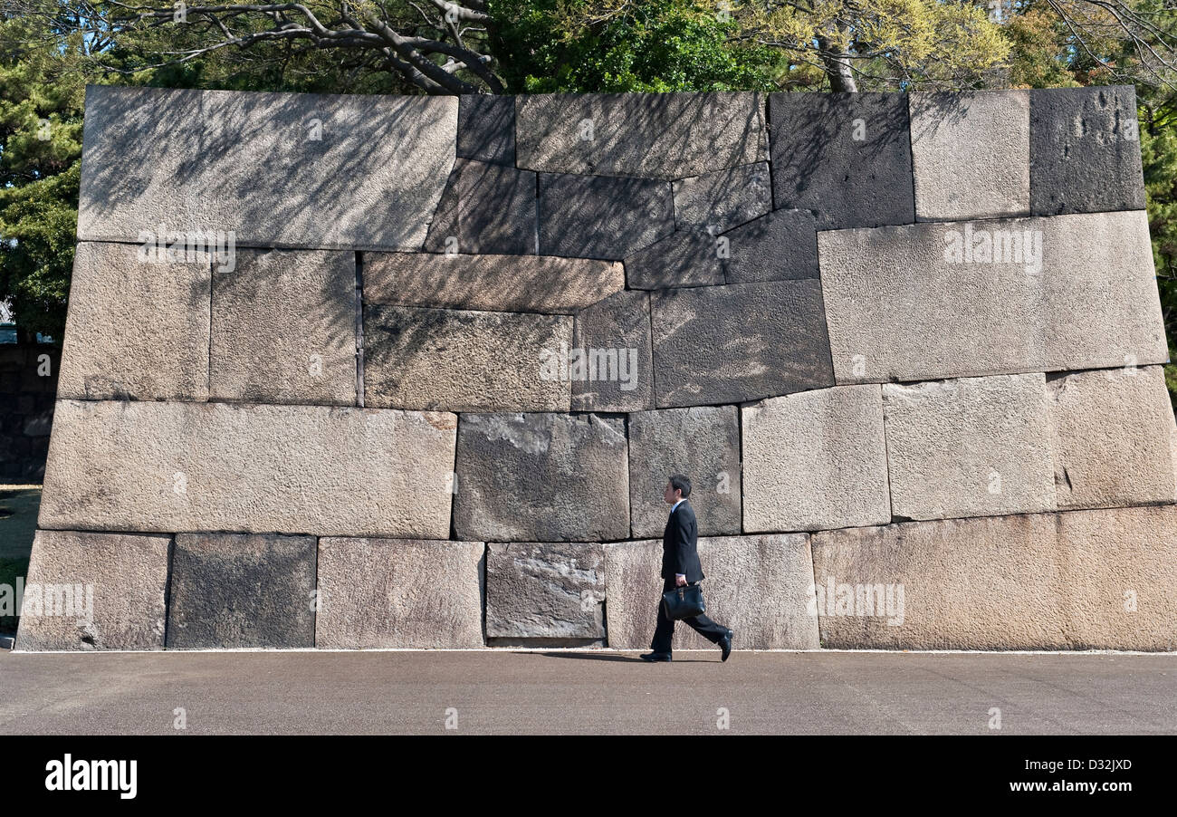 Stone walls japanese castle High Resolution Stock Photography and ...