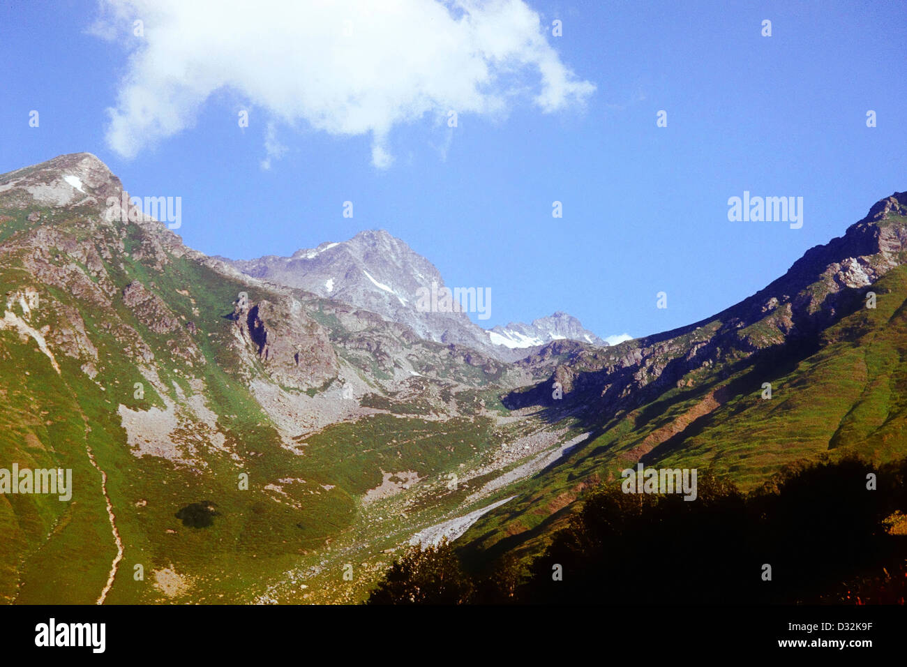 Western Caucasus Mountains in Abkhazia, year 1982 Stock Photo - Alamy