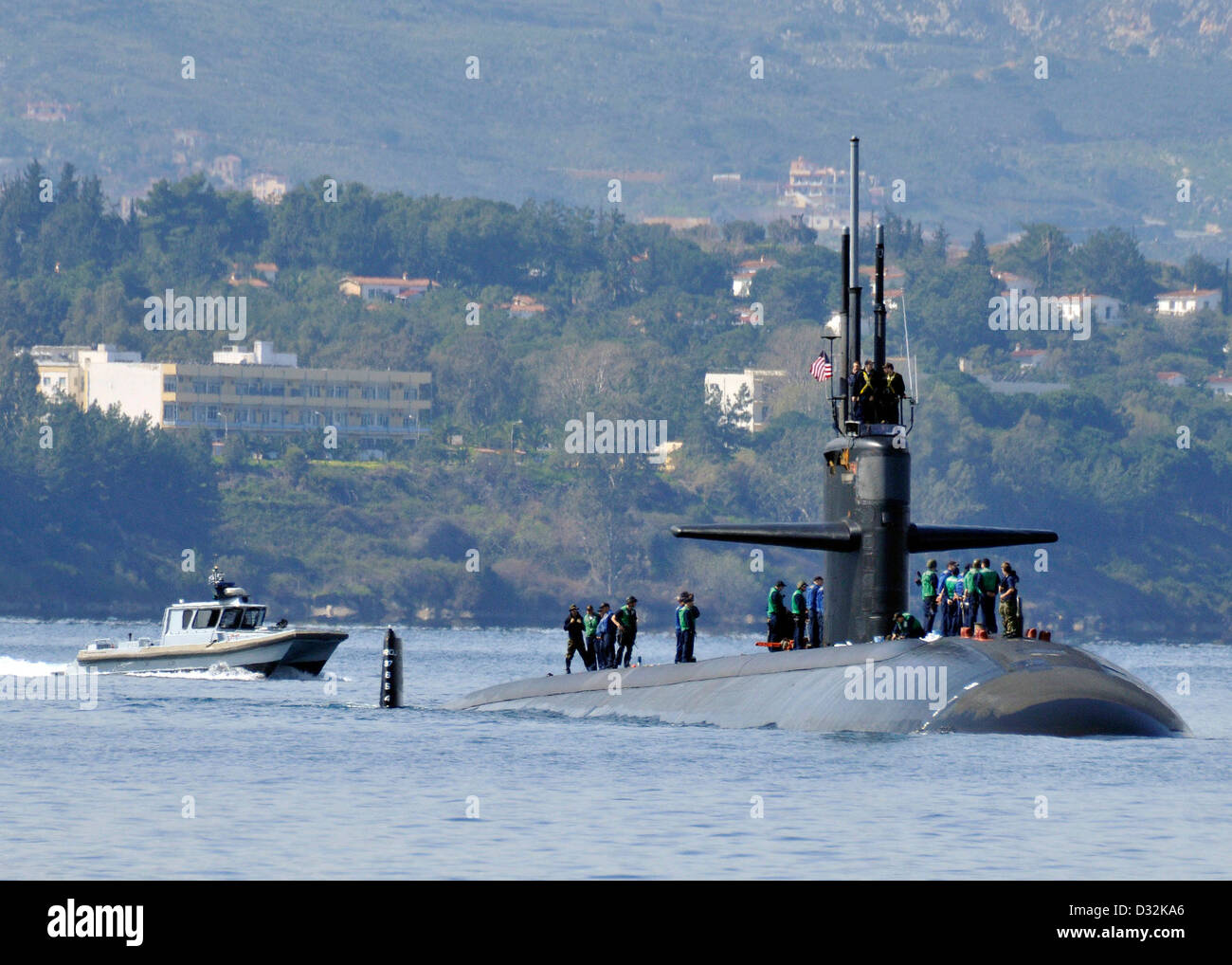 The USS Albuquerque, a Los Angeles-class attack submarine, serves the U ...