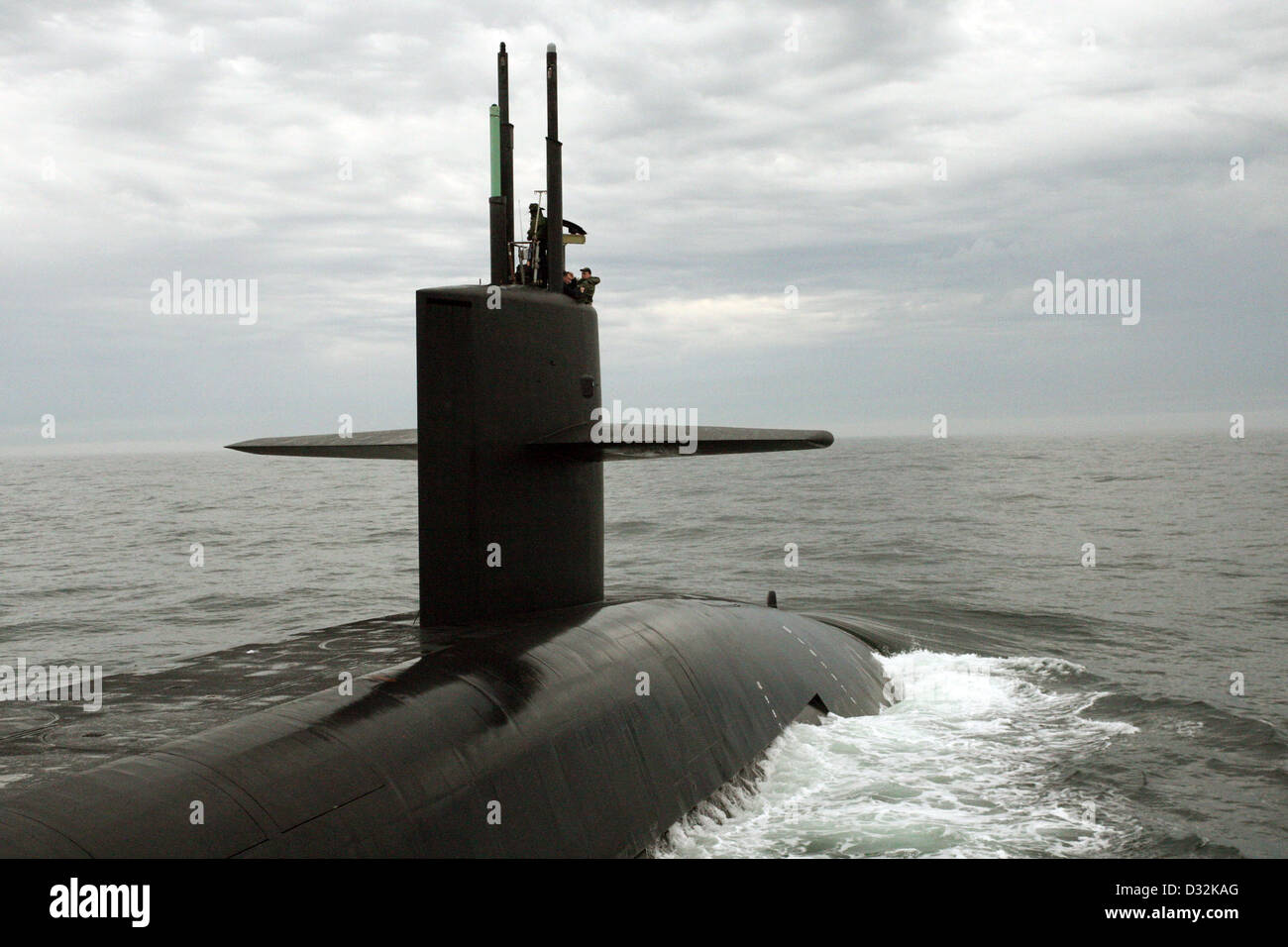 The fleet ballistic missile submarine USS Alaska Stock Photo - Alamy