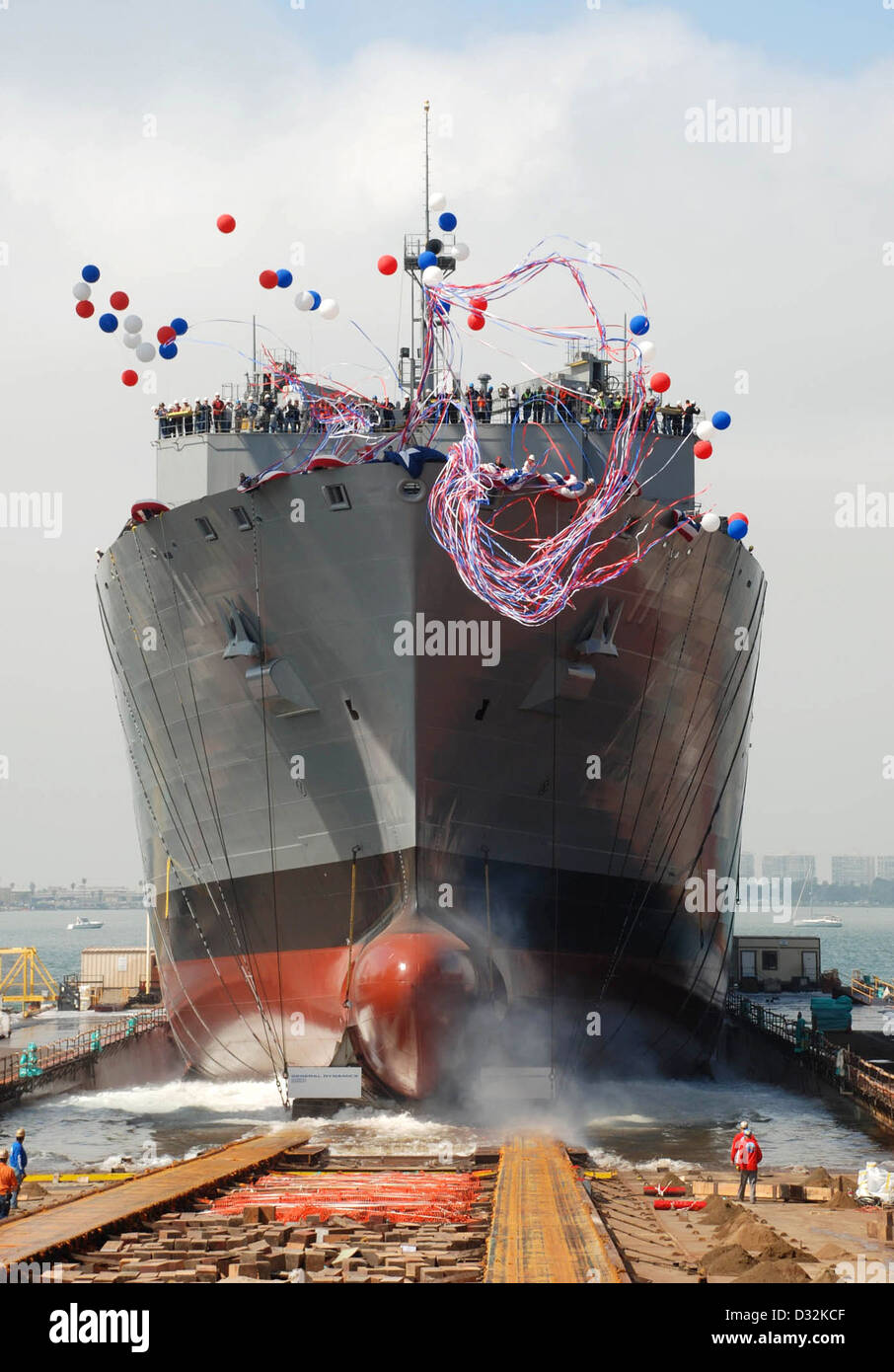 The Military Sealift Command dry cargo and ammunition ship USNS ...
