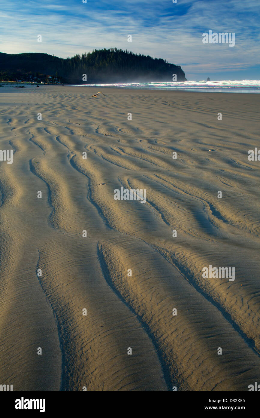 Beach to Cape Meares, Bayocean Peninsula, Tillamook County, Oregon ...