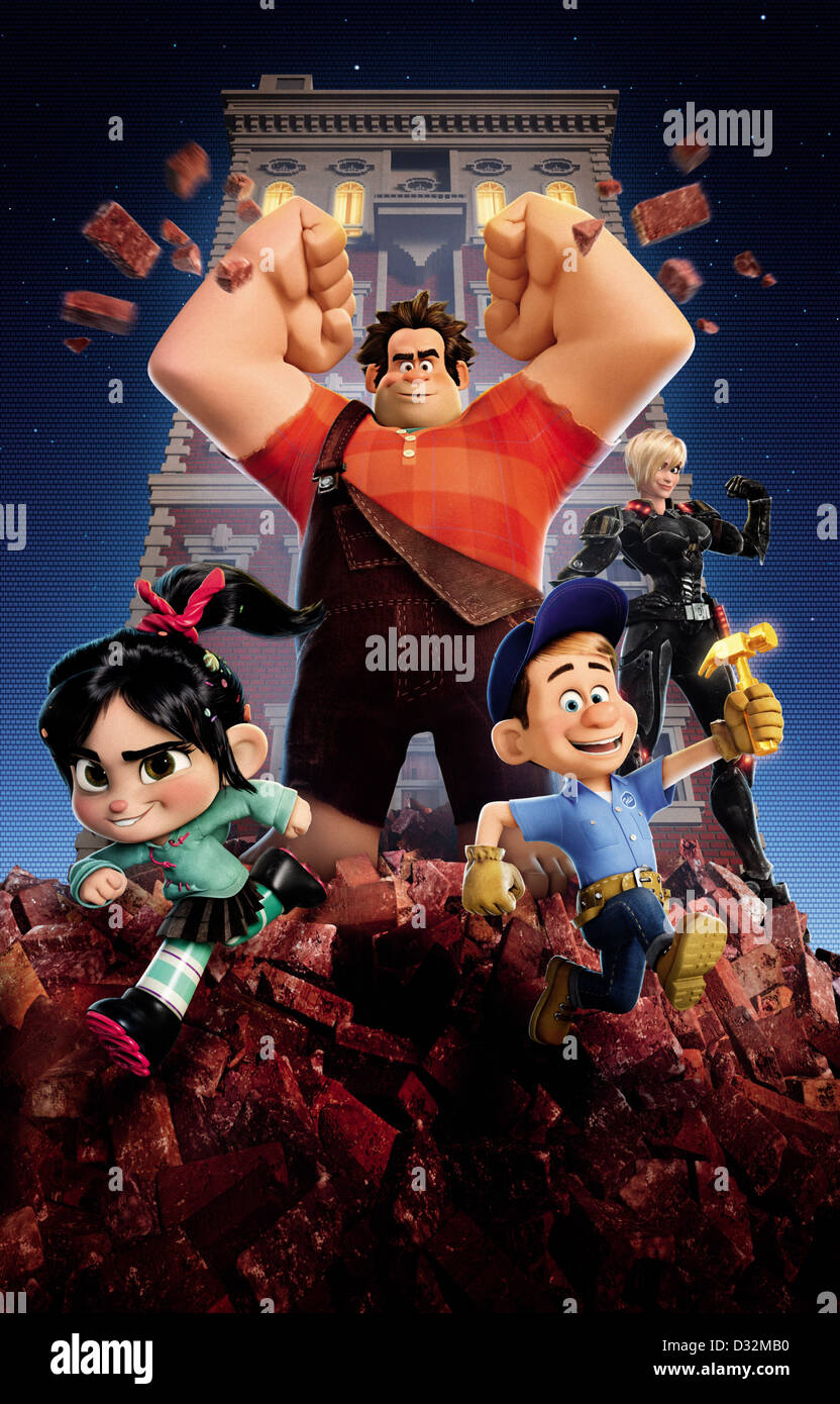Wreck it ralph movie poster hi-res stock photography and images - Alamy