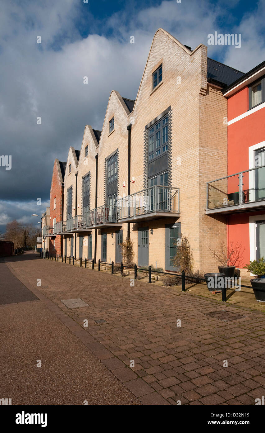 modern apartment building, norwich, norfolk, england Stock Photo - Alamy