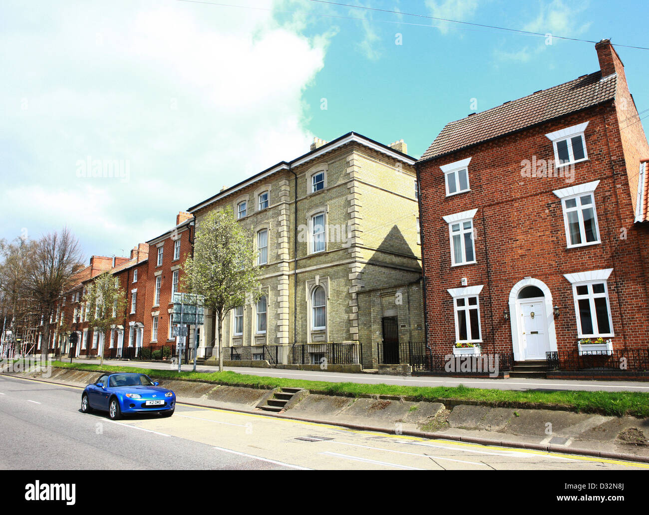 Grantham town centre where the Margaret Thatcher is being considered to ...