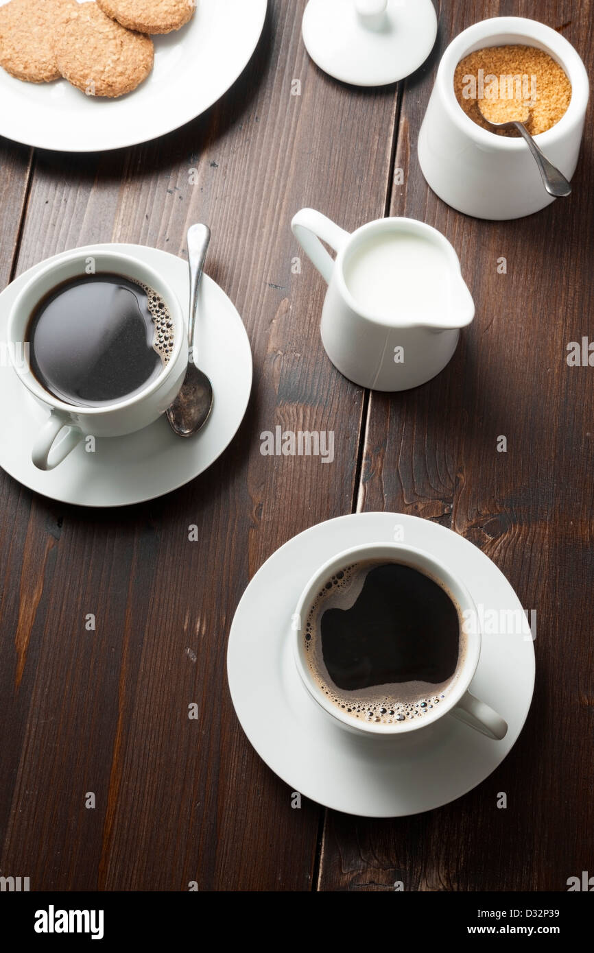 Coffee and Biscuits Stock Photo - Alamy