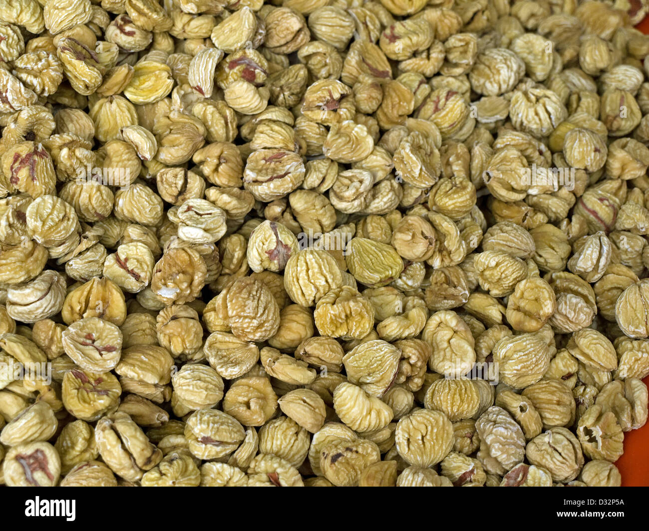 street market - dried chestnuts Stock Photo - Alamy
