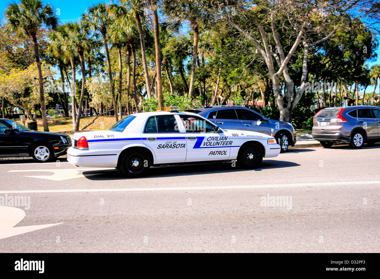 Civilian Volunteer Patrol ride in a Police cruiser around St. Armands ...