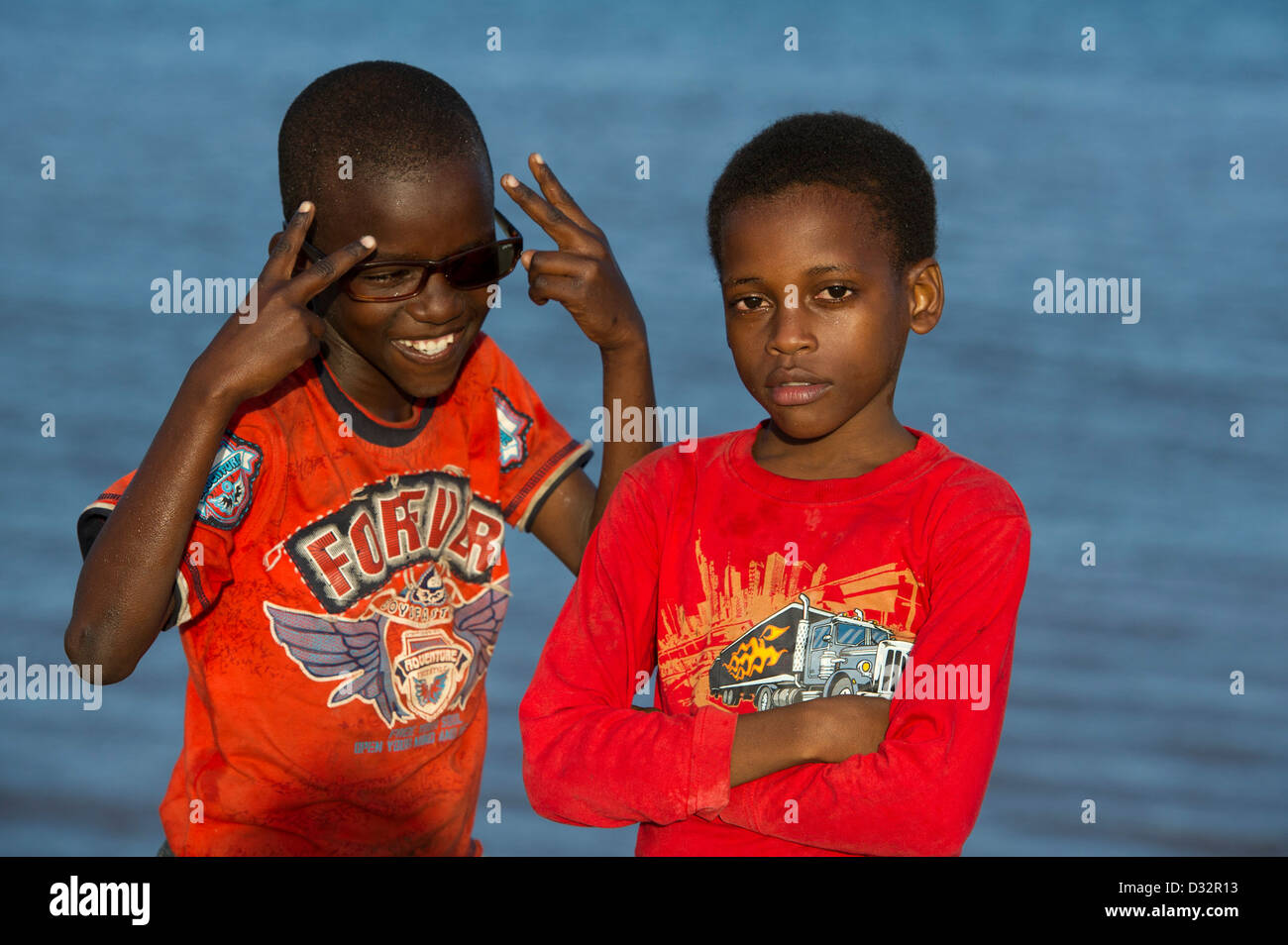 Boys, Malindi, Kenya Stock Photo - Alamy