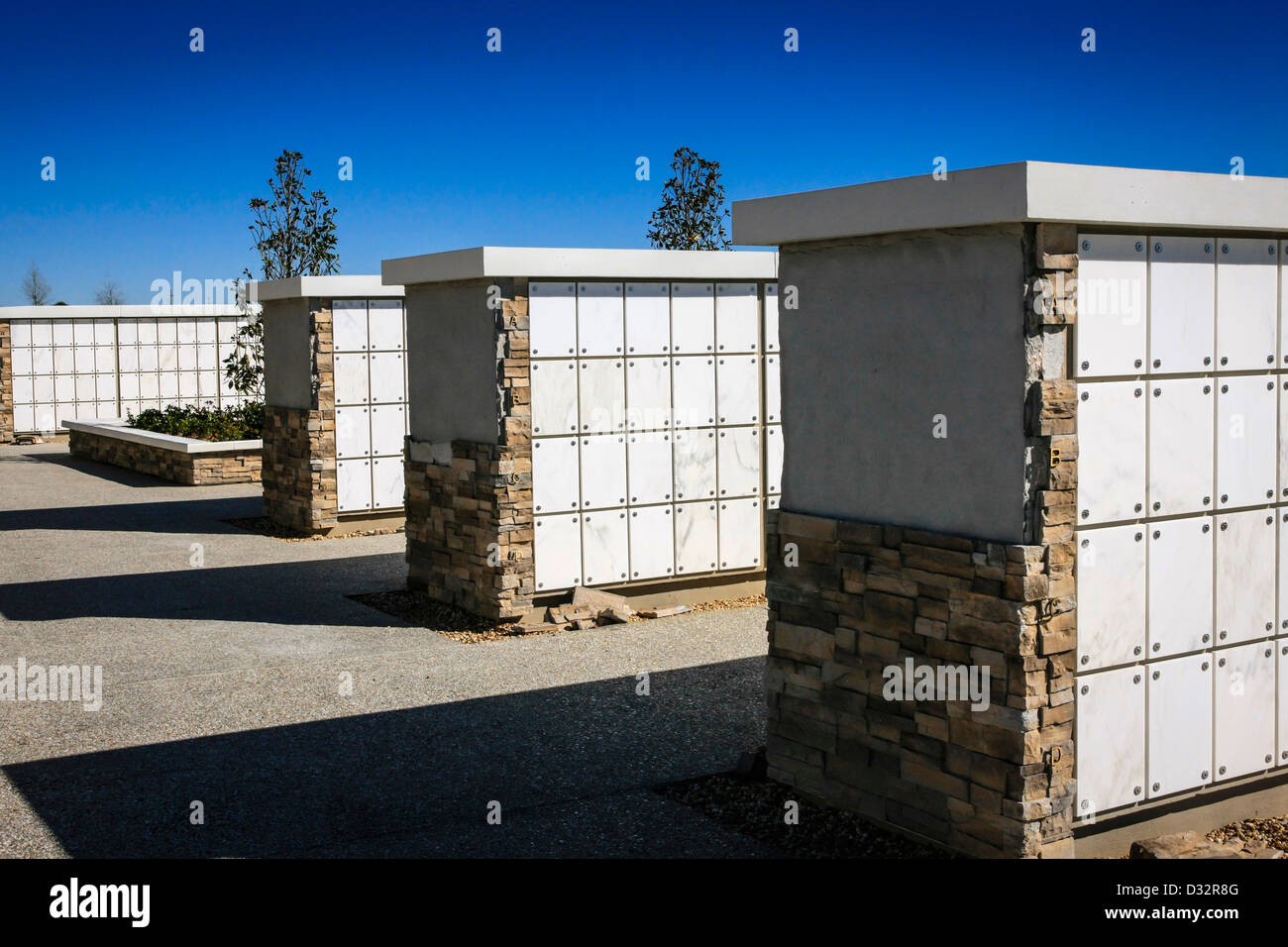 New dedication wall at the Sarasota National Cemetery Florida Stock ...