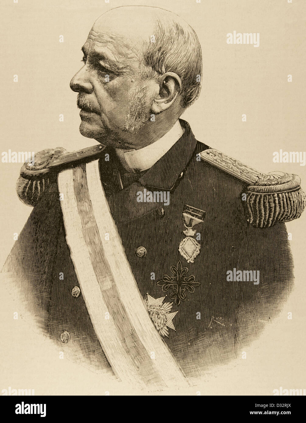Jose Maria Beranger Ruiz de Apodaca (1824-1907). Spanish marine and ...