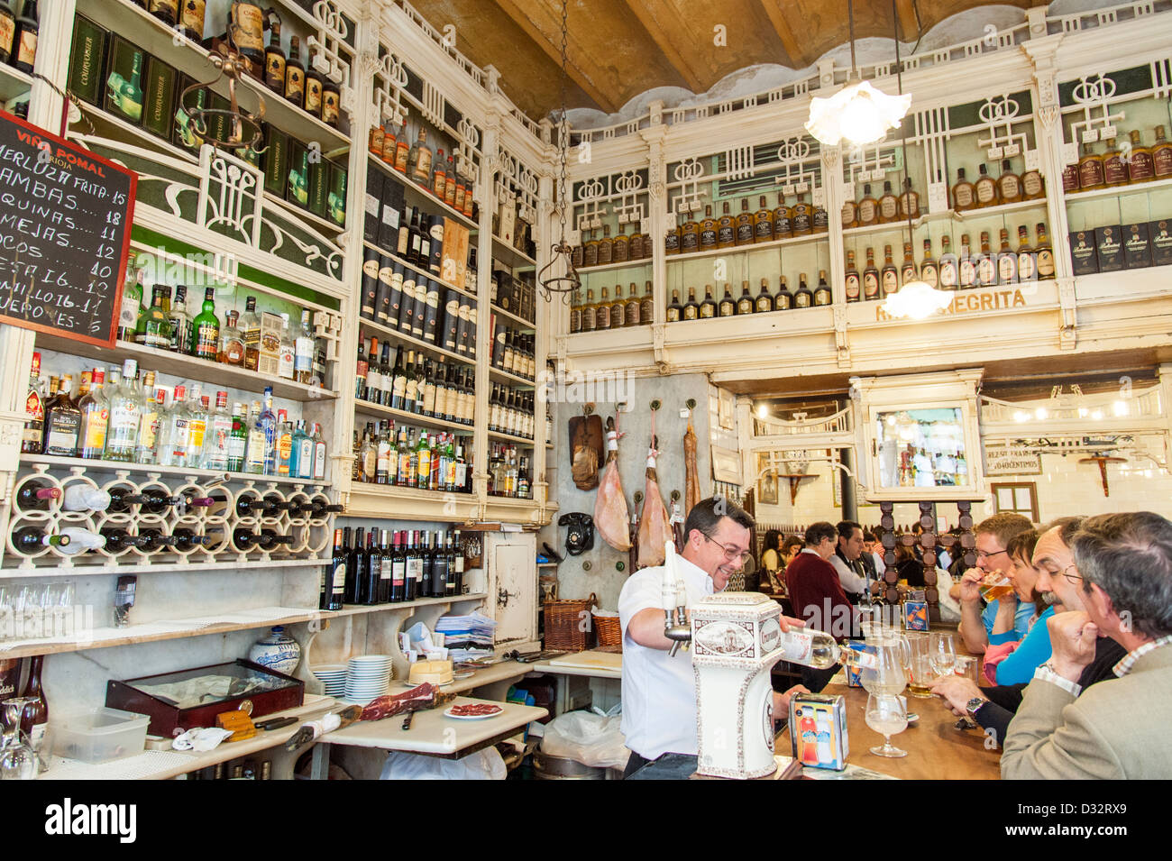 El Rinconcillo tapas bar, Seville, Spain Stock Photo - Alamy