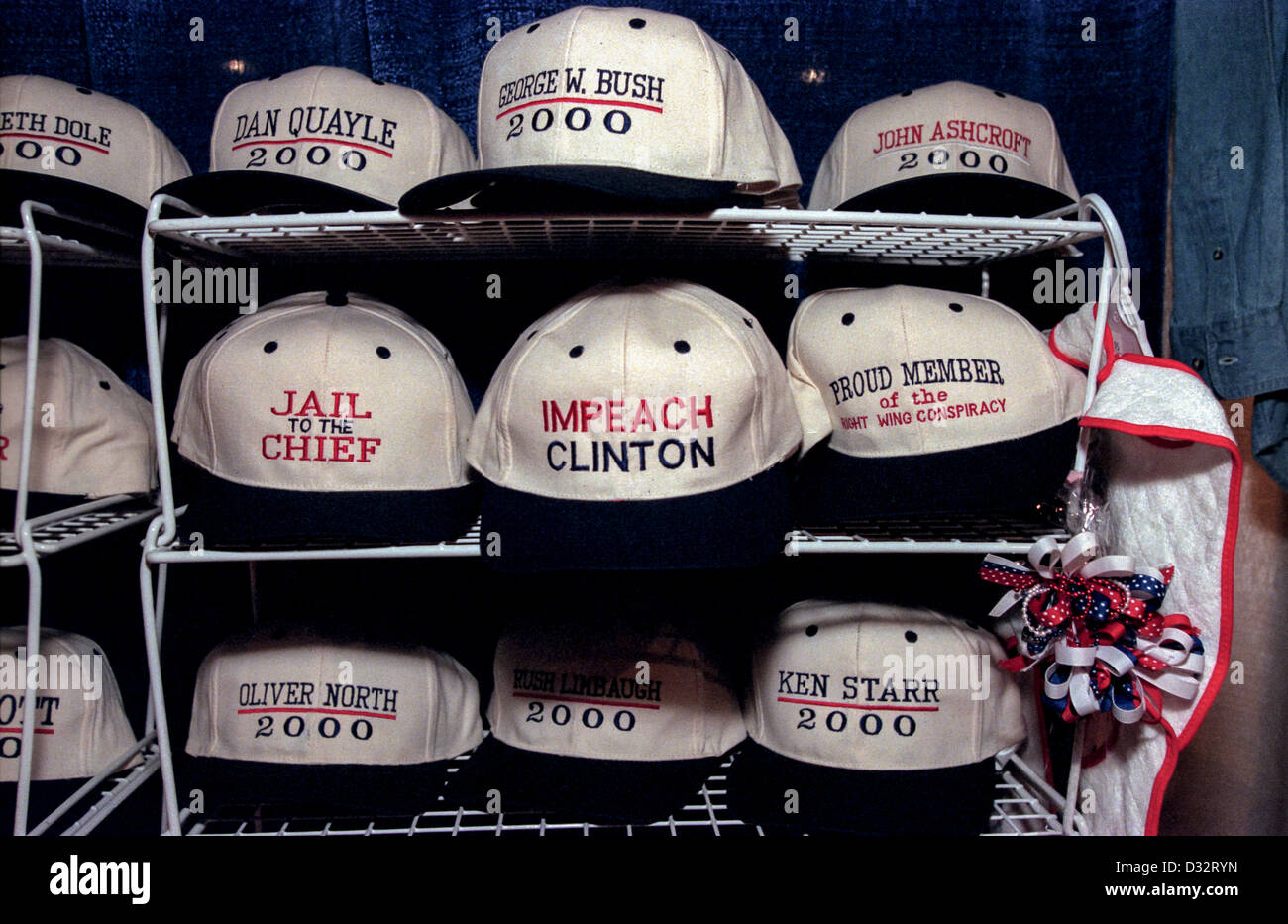 Slogan hats hi-res stock photography and images - Alamy