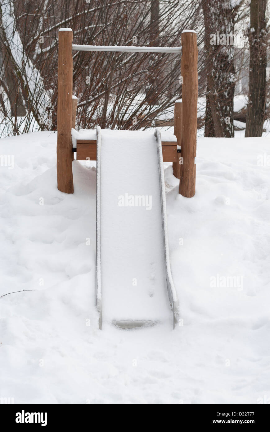 Covered slide hi-res stock photography and images - Alamy