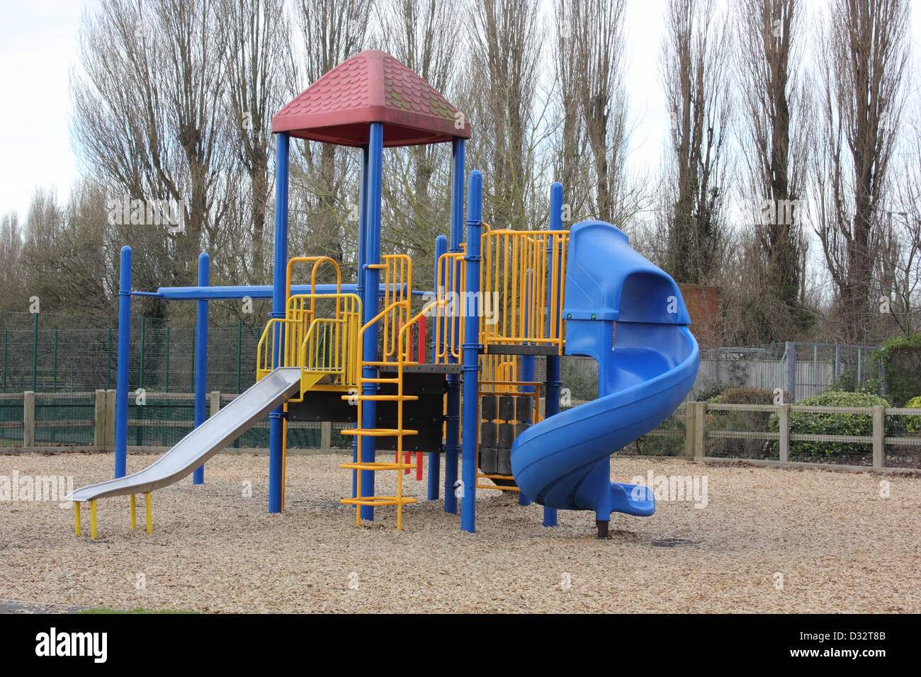 Childrens playground area Stock Photo - Alamy