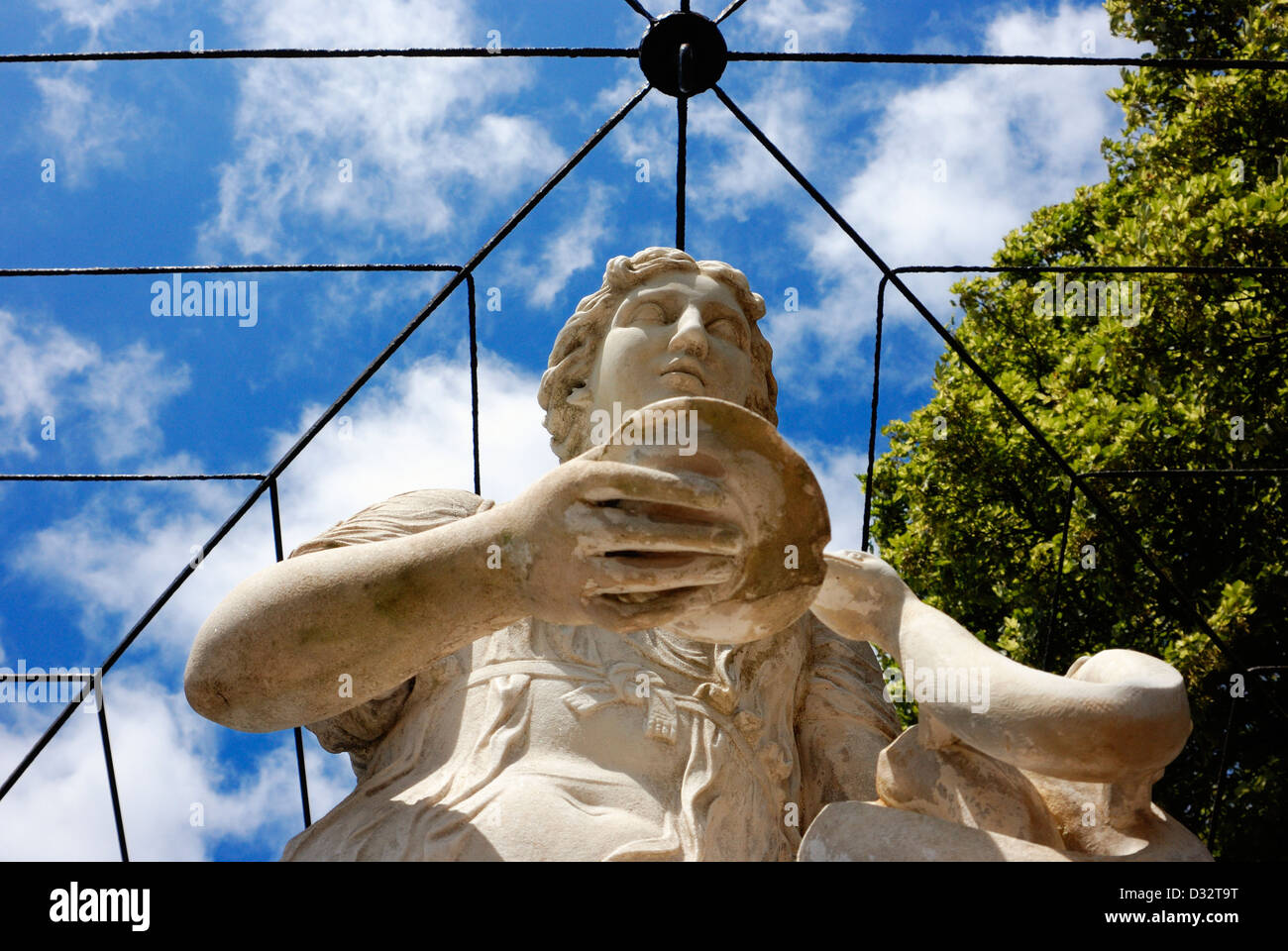 statue in trentham gardens stock on trent england uk Stock Photo - Alamy