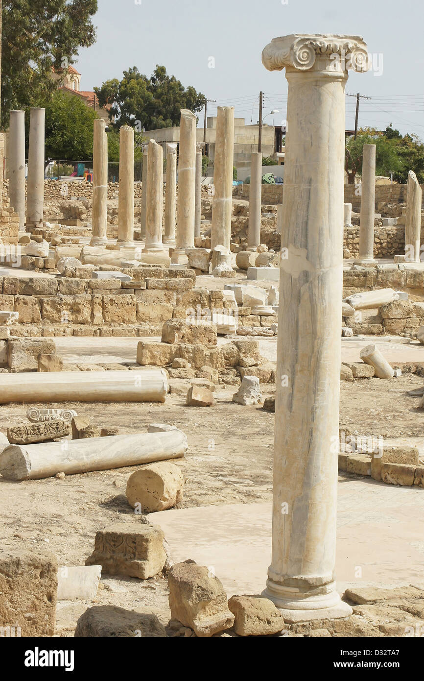Pillar paphos pafos cyprus hi-res stock photography and images - Alamy