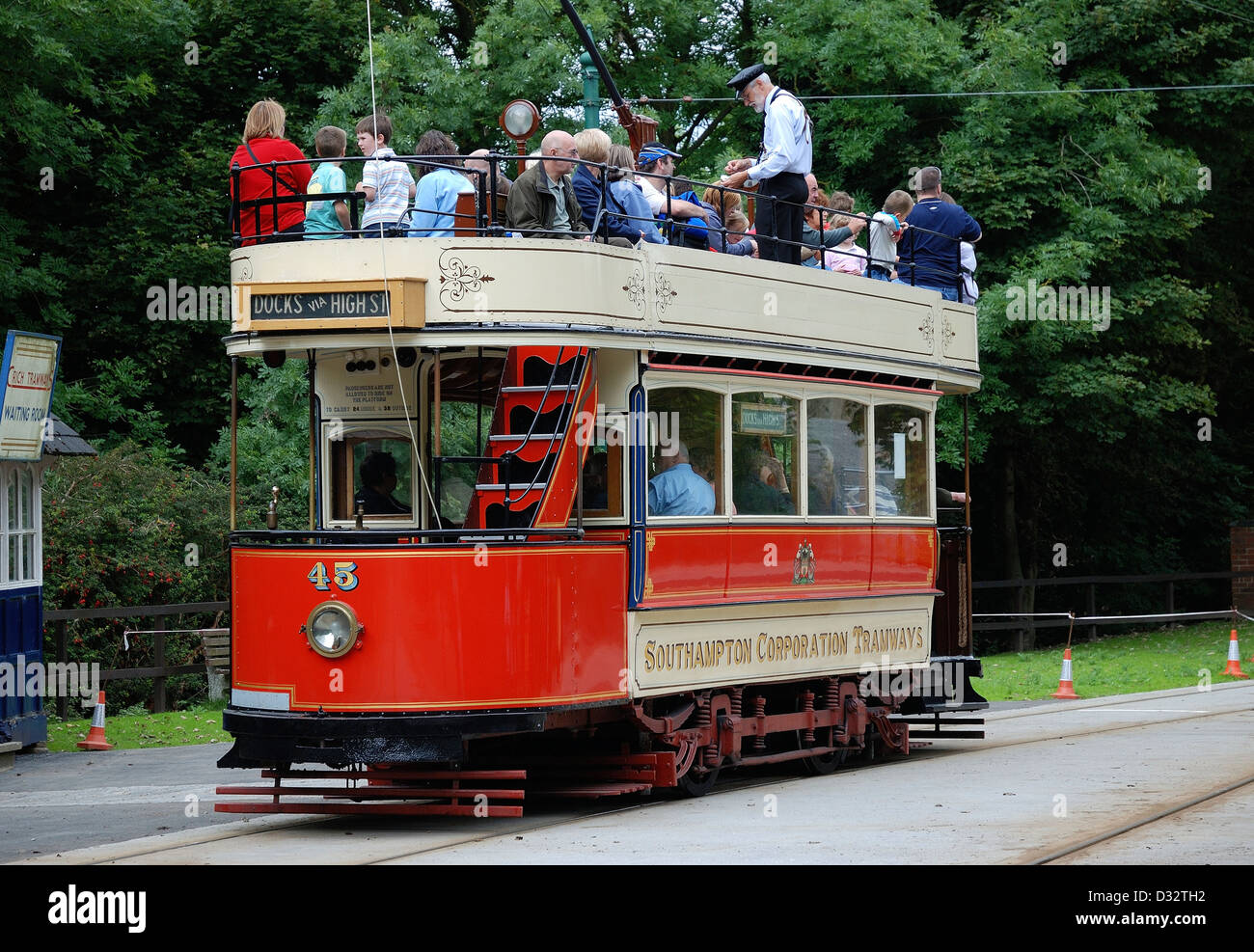 Crich tramway museum derbyshire england uk Stock Photo - Alamy