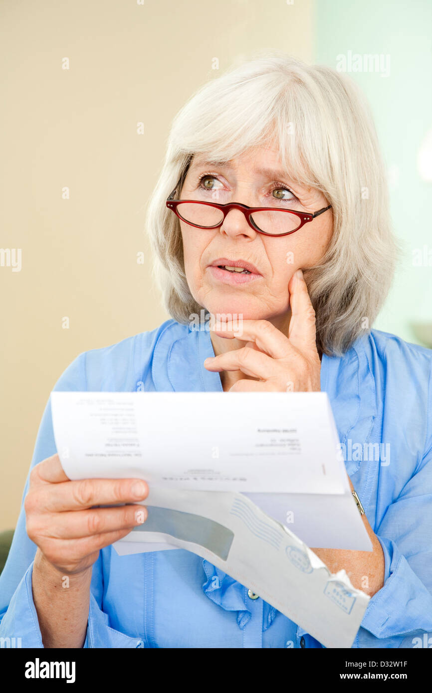 Elderly warning letter hi-res stock photography and images - Alamy