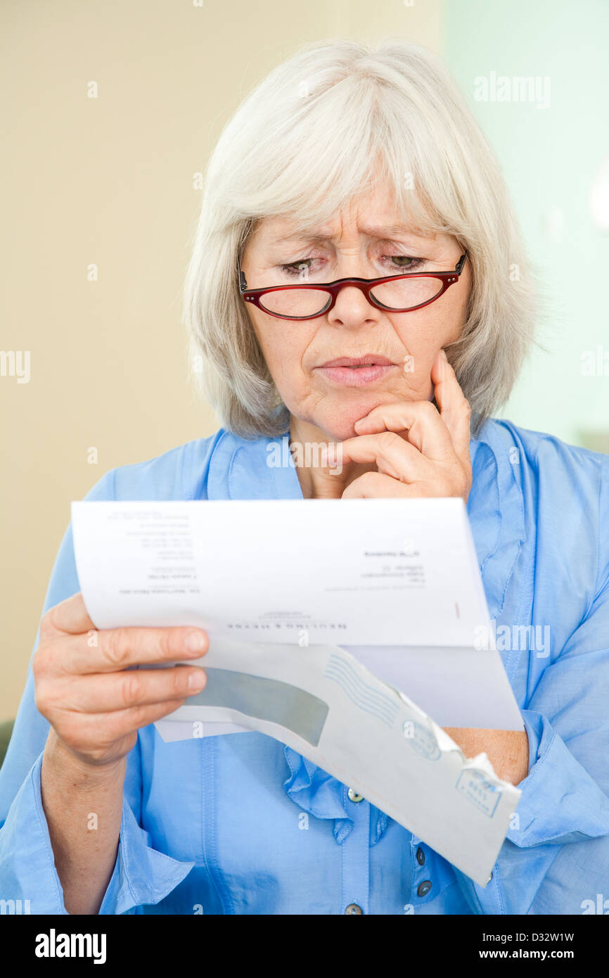 Elderly warning letter hi-res stock photography and images - Alamy