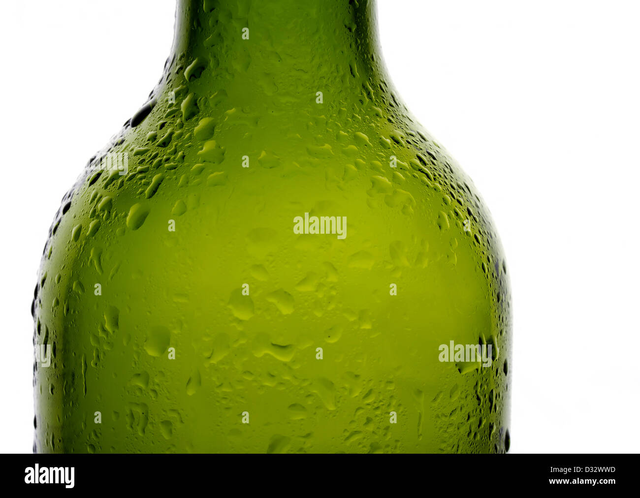 Water droplets on chilled wine bottle Stock Photo - Alamy