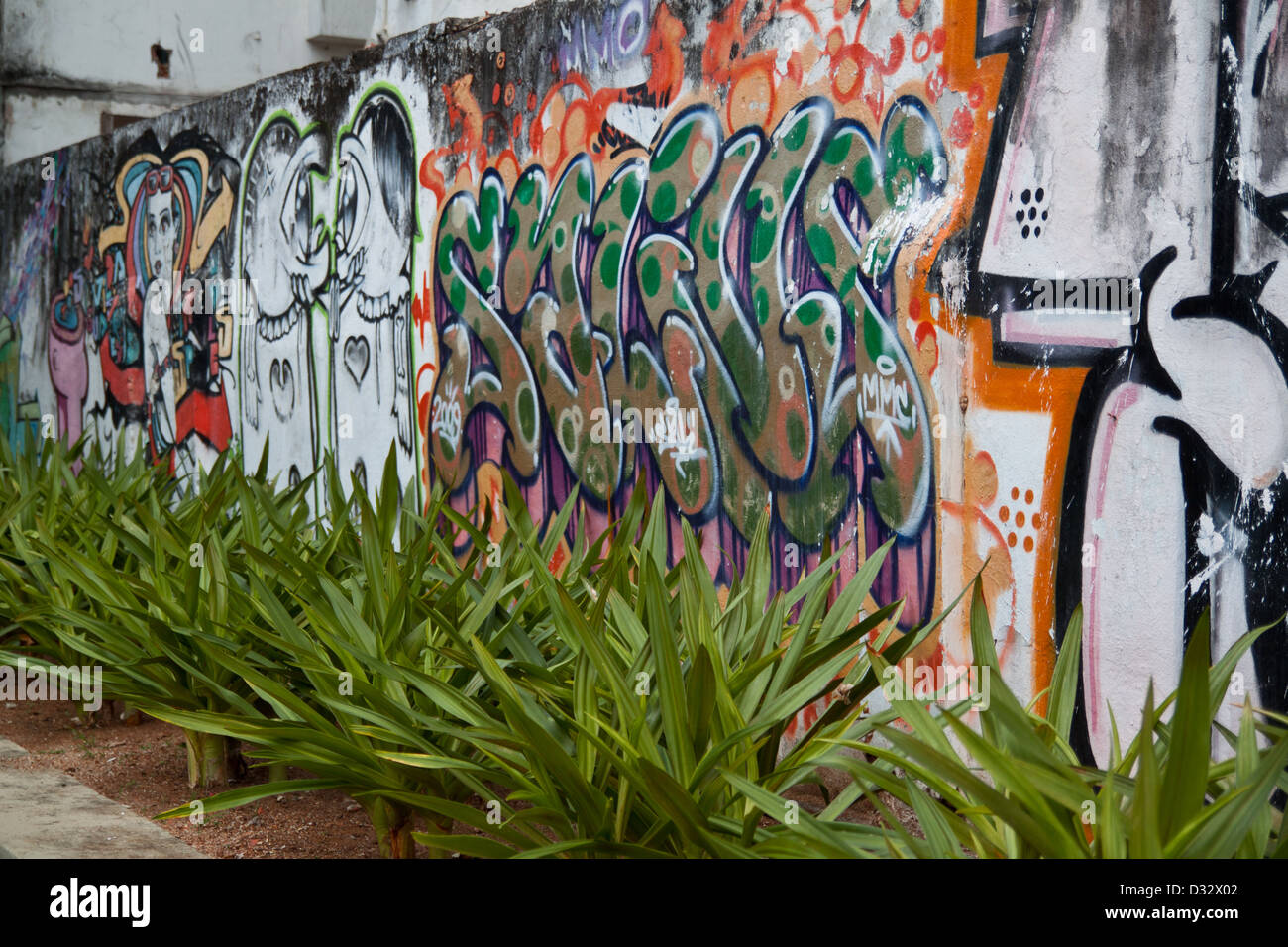 Graffiti wall brazil hi-res stock photography and images - Alamy