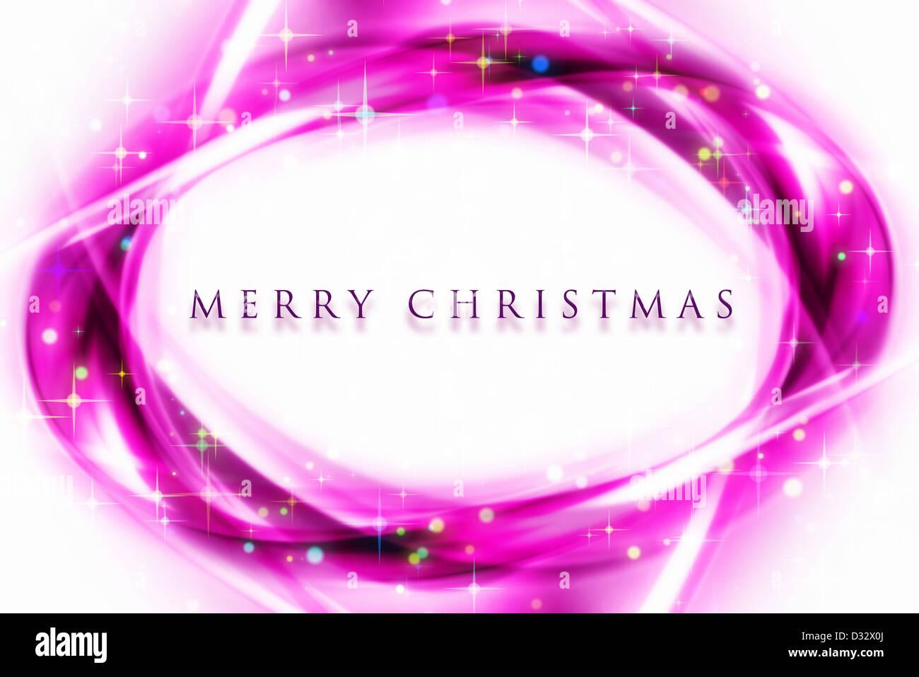 Fantastic Christmas wave design with glowing stars Stock Photo - Alamy