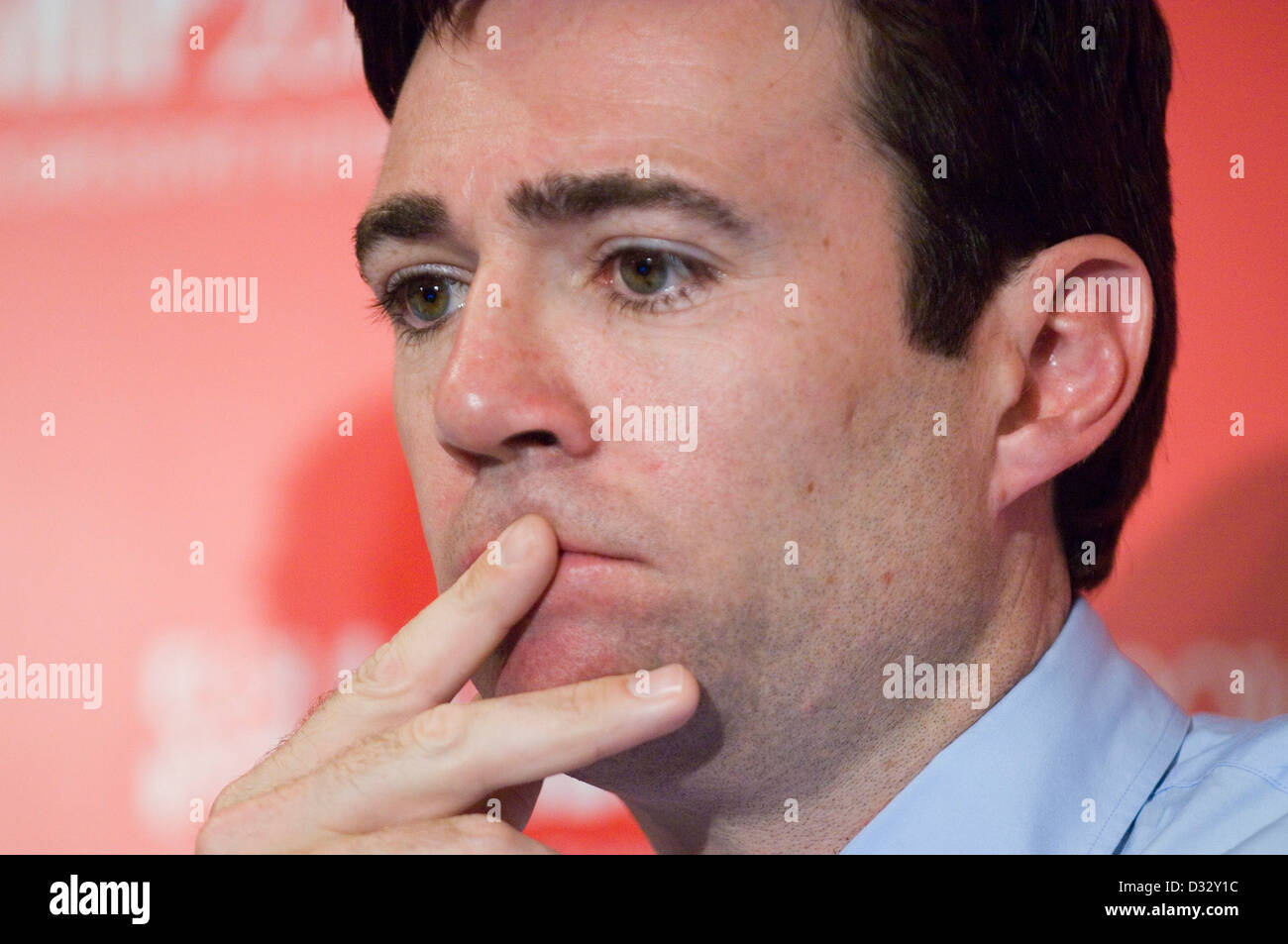 Andy Burnham at the Labour Party Leadership Hustings at the Millennium ...