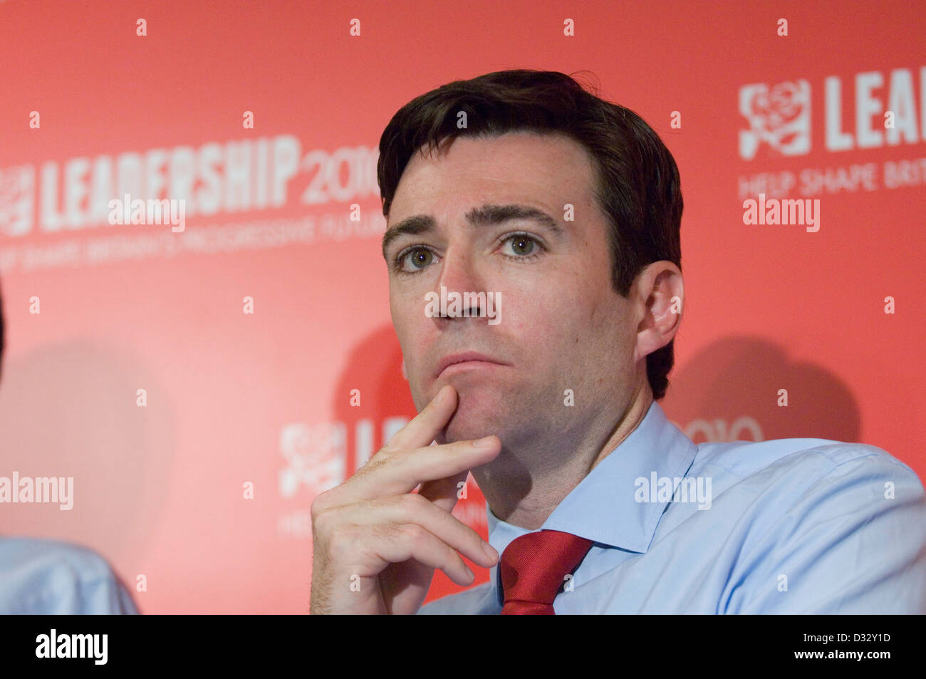 Andy Burnham at the Labour Party Leadership Hustings at the Millennium ...