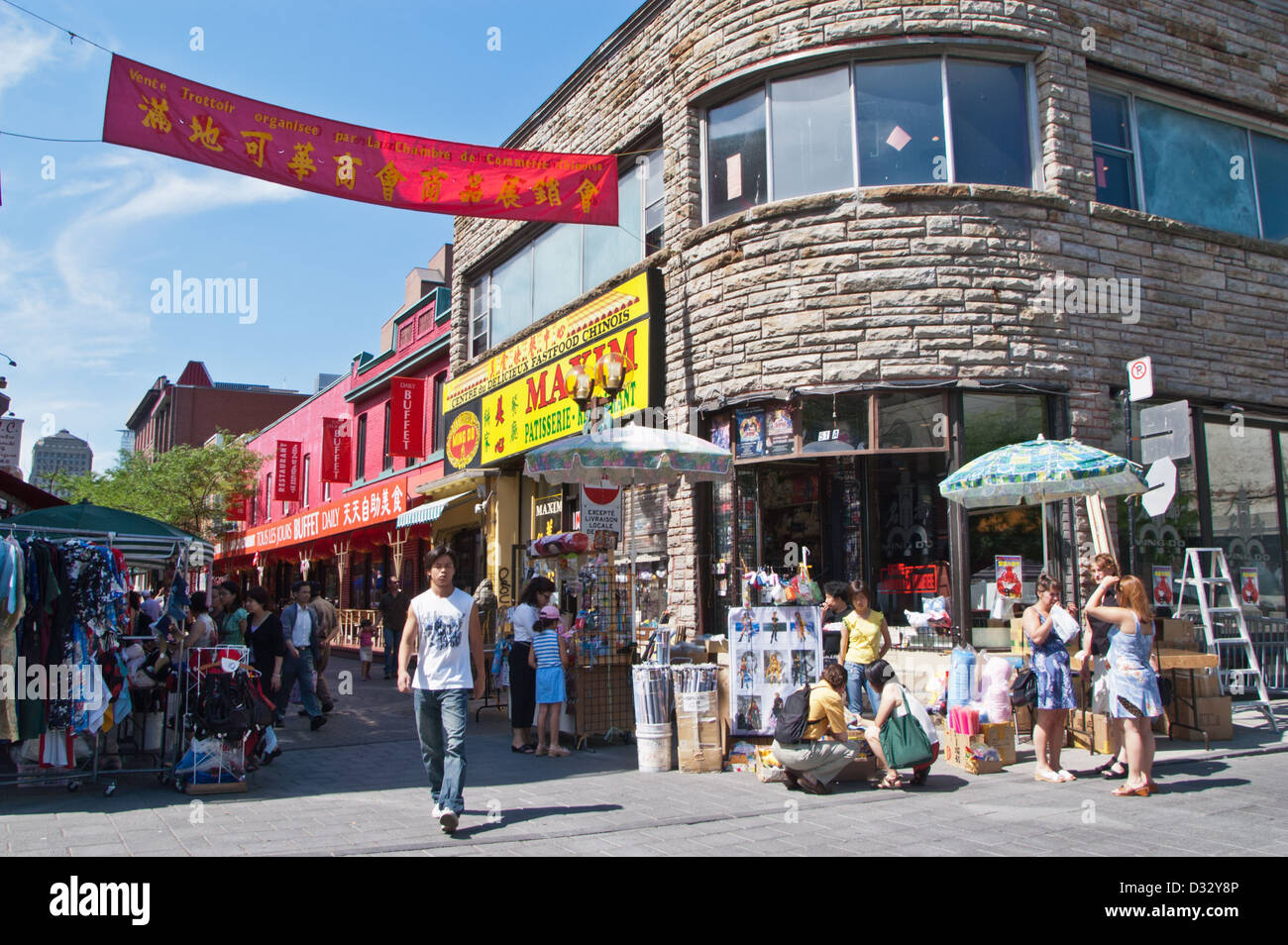 Chinatown montreal hi-res stock photography and images - Alamy