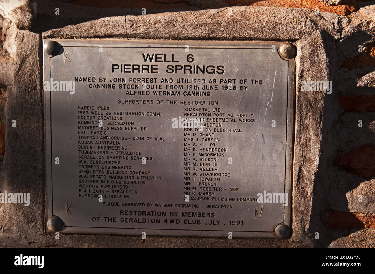 WELL 6, PIERRE SPRING, CANNING STOCK ROUTE, WESTERN AUSTRALIA ...