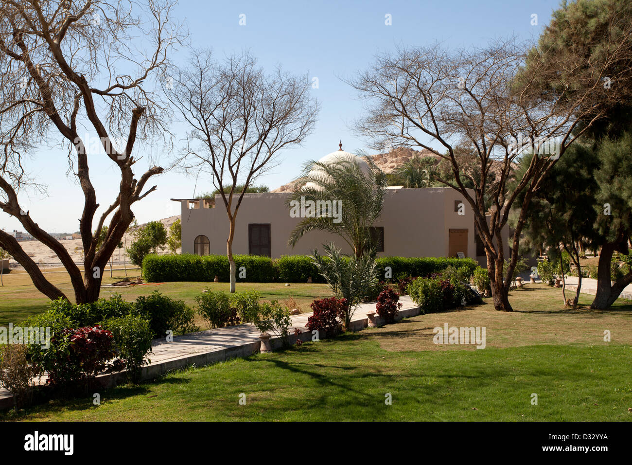 Howard Carter House Museum at Luxor in Egypt. Home of Carter while ...