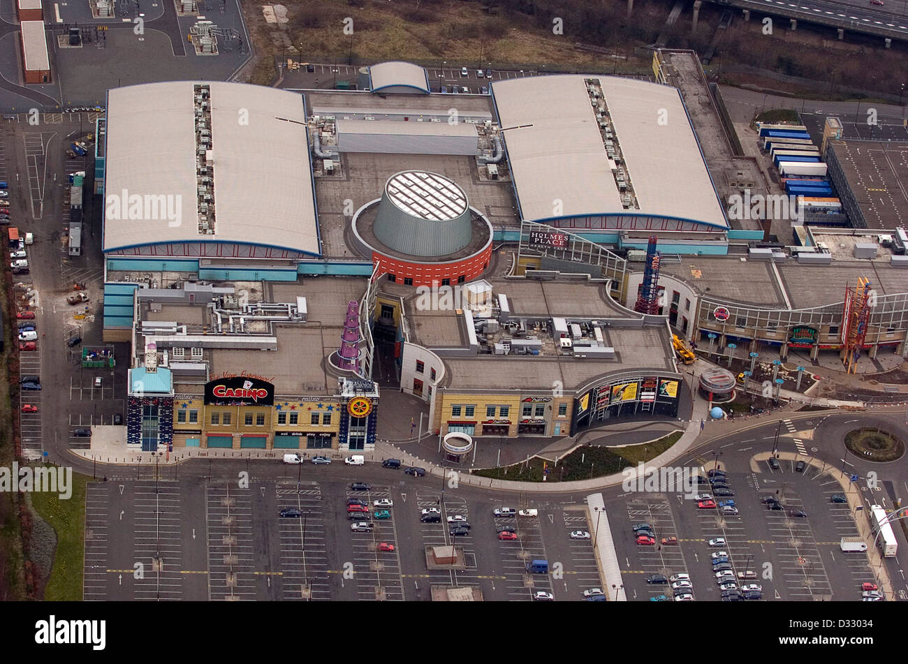 Aerial view Star City in Birmingham Uk Stock Photo - Alamy