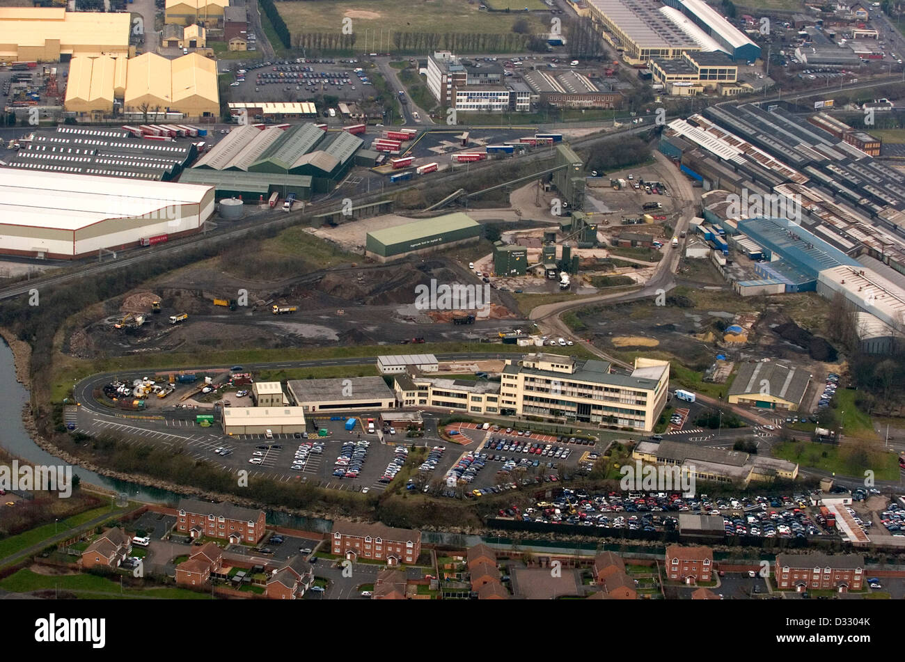 Aerial view bilston west midlands hi-res stock photography and images ...