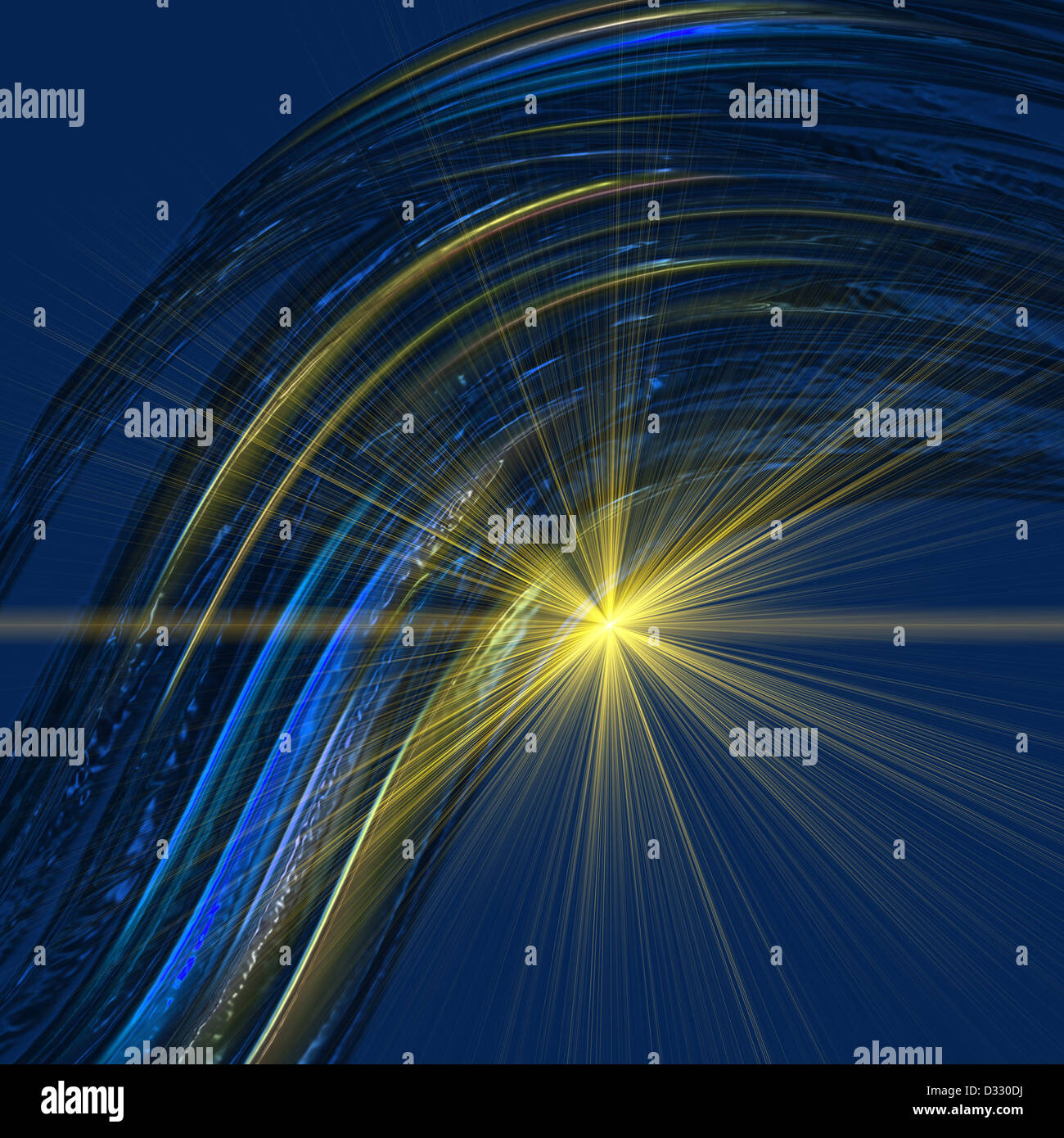 Futuristic technology wave background design with lights Stock Photo ...