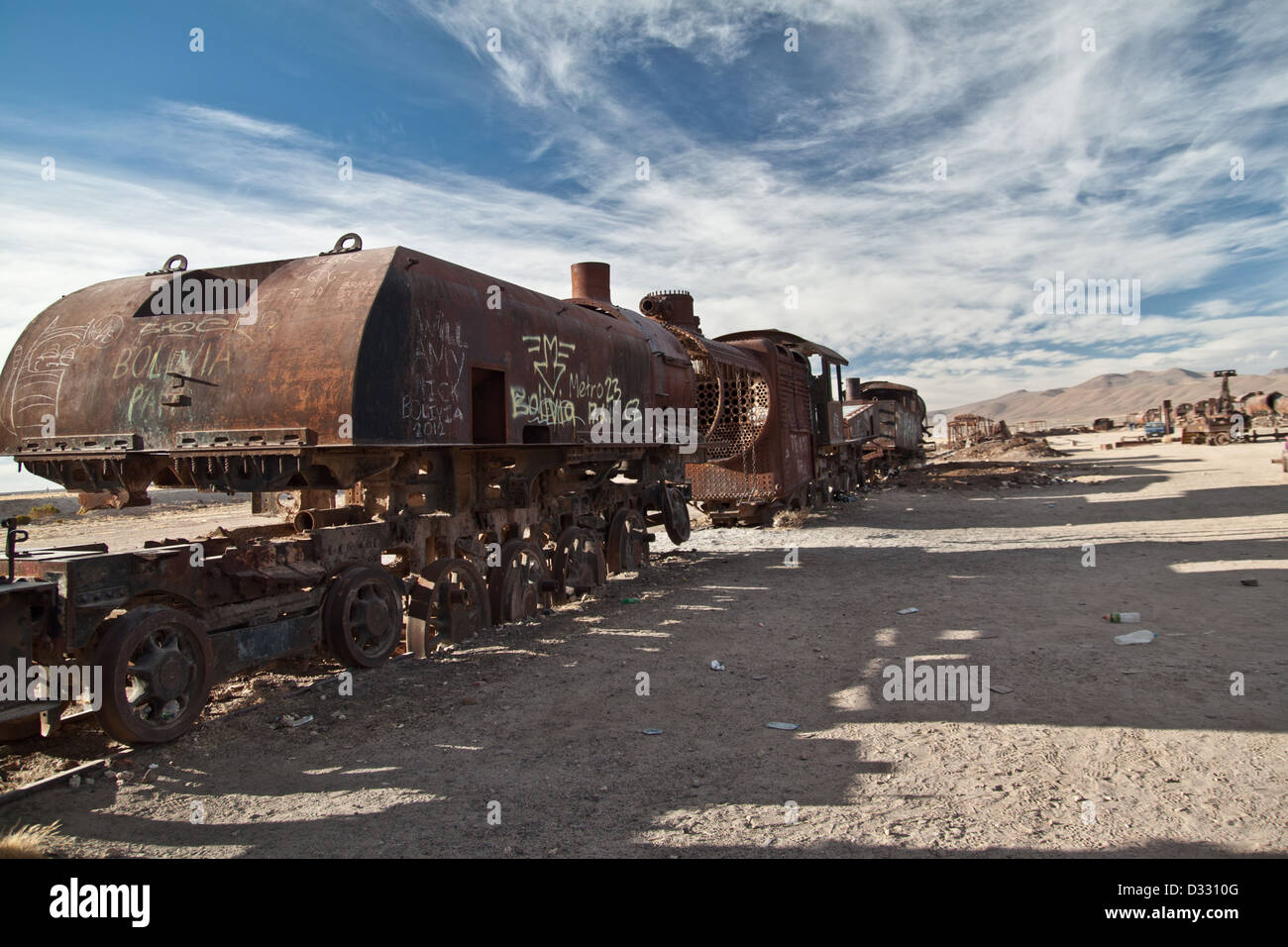 Train Cemetery 4 Stock Photo - Alamy