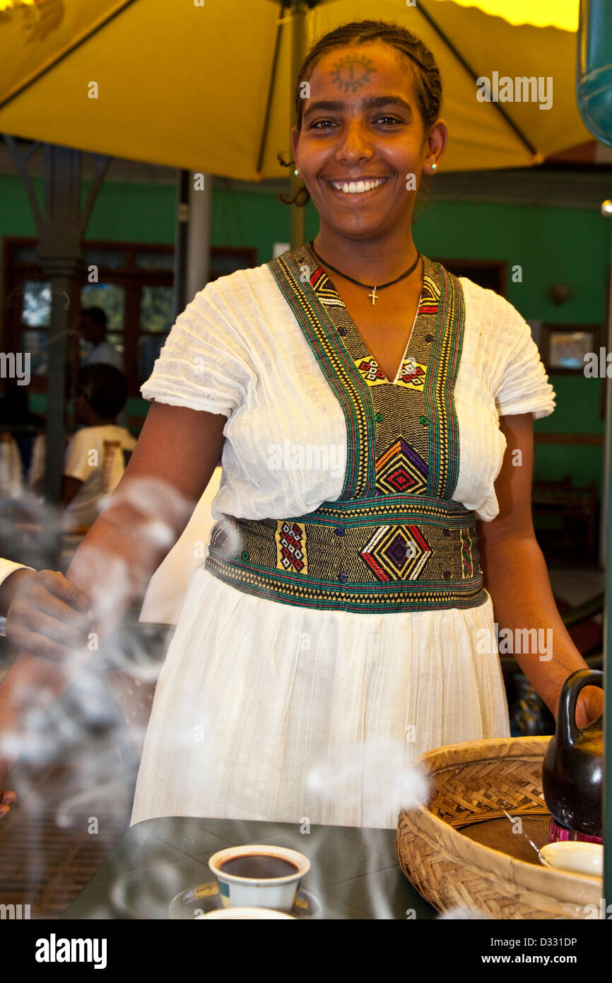Coffee Ceremony, Harar, Ethiopia Stock Photo - Alamy