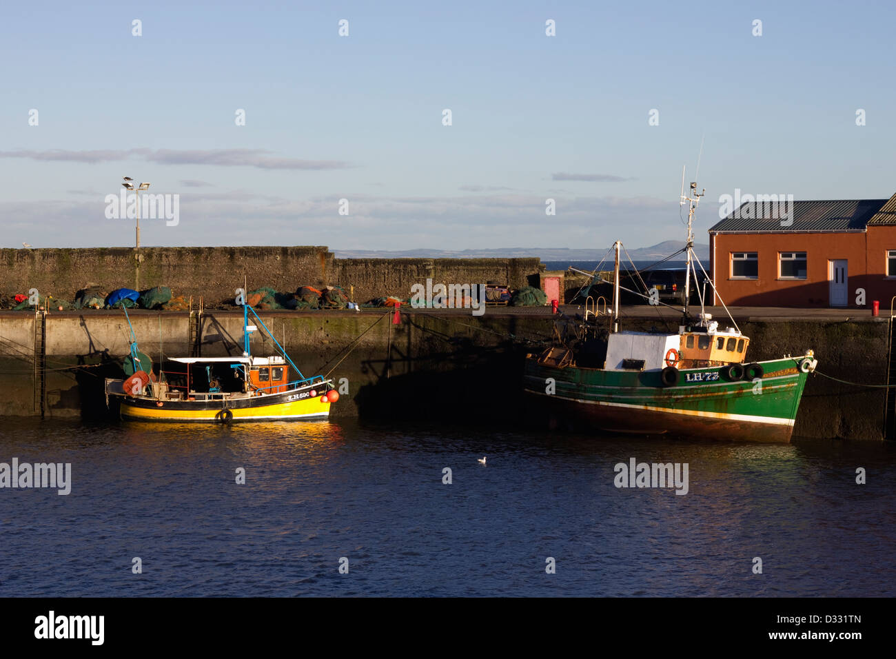 Port Seton harbour Stock Photo - Alamy