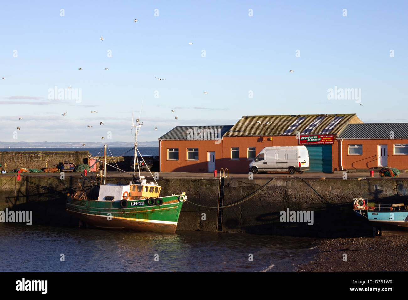 Port Seton harbour Stock Photo - Alamy