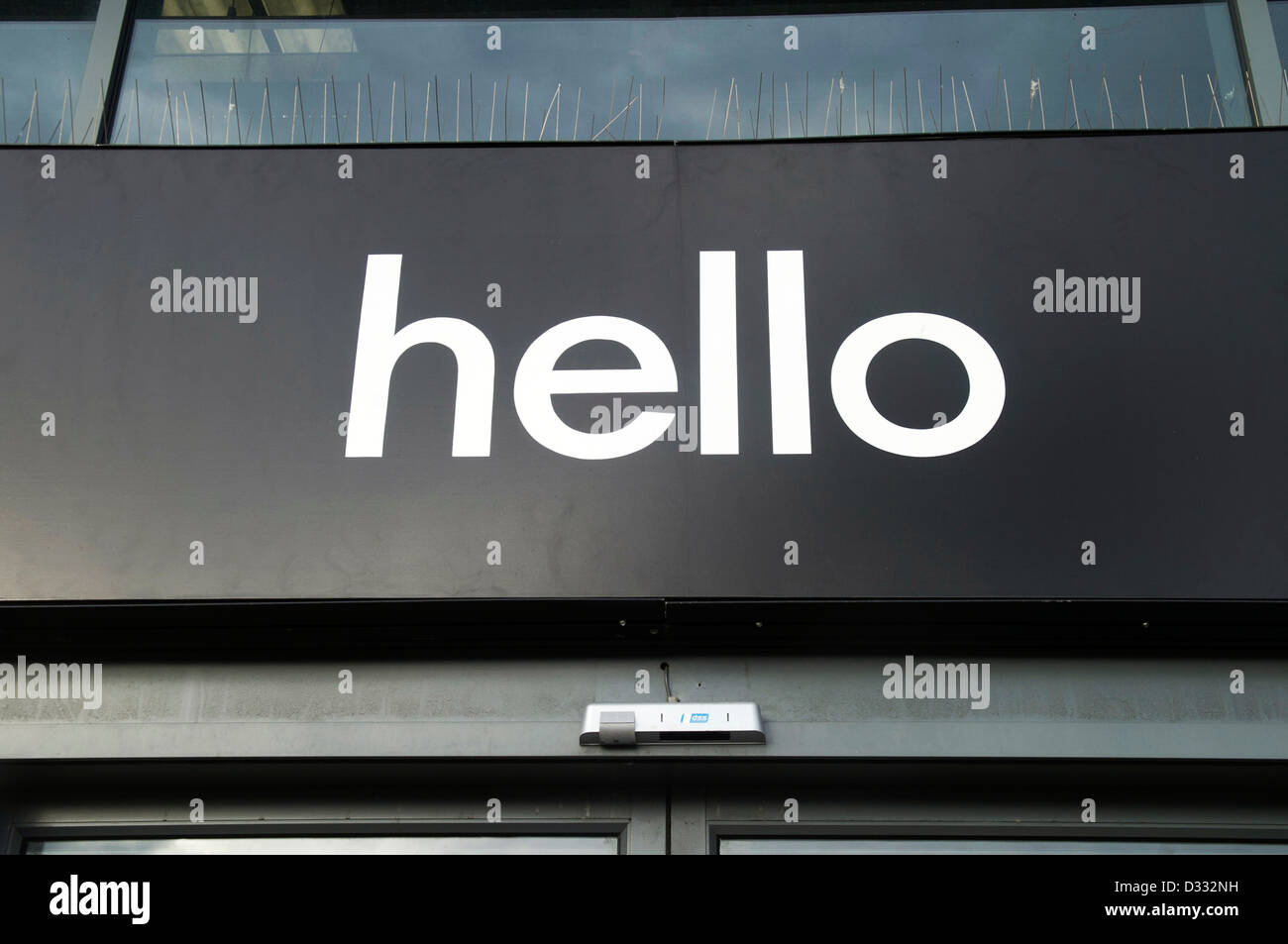 Bonjour hello letters hi-res stock photography and images - Alamy