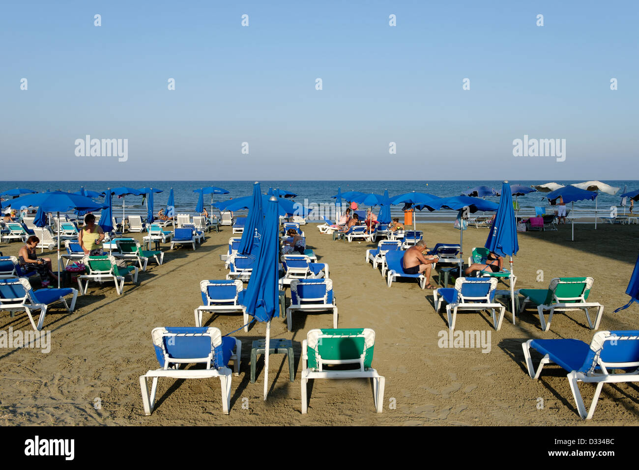Larnaca city Beach Cyprus Stock Photo - Alamy