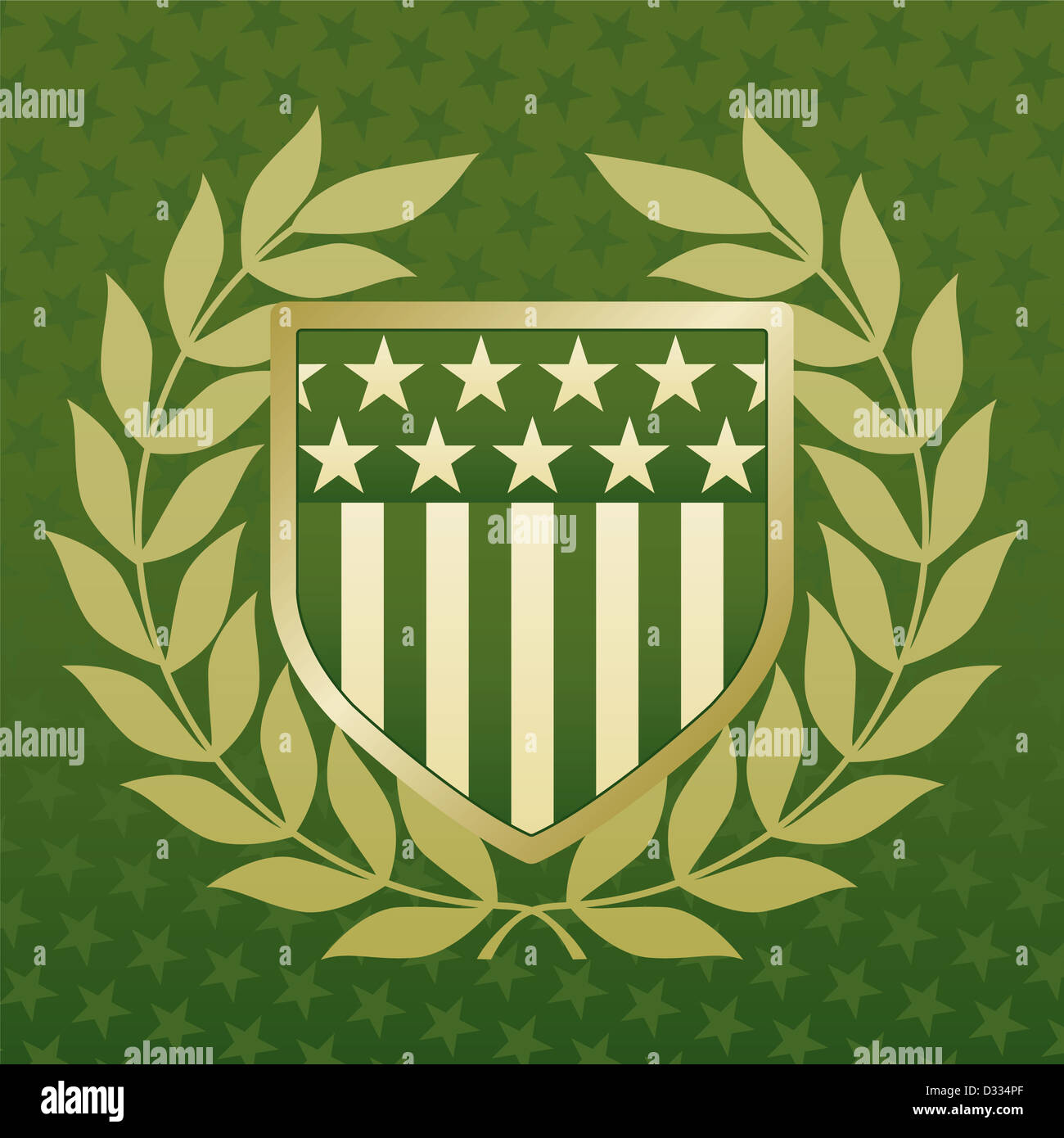 Shield With Stars Clip Art