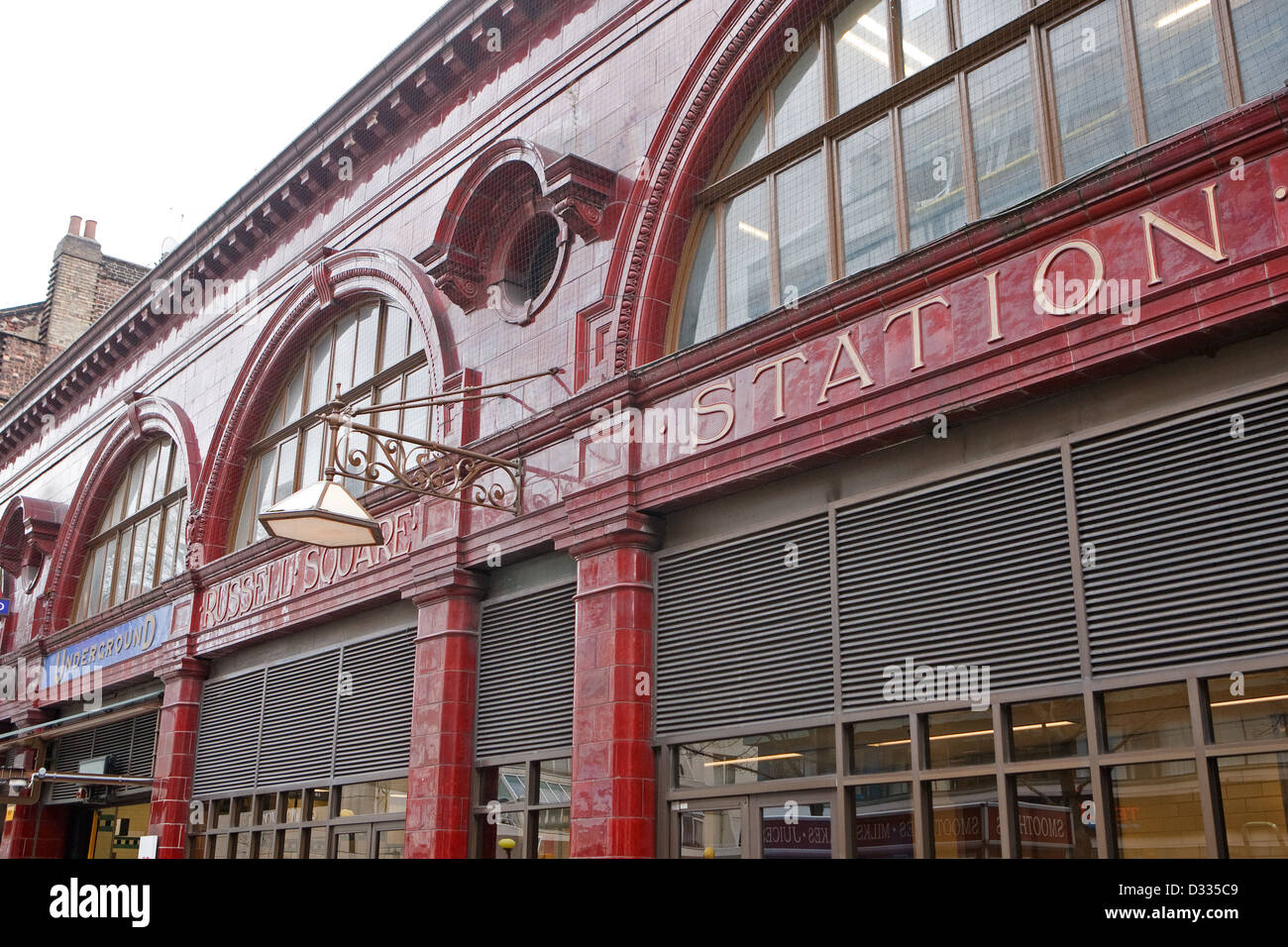 Russell square station london hi-res stock photography and images - Alamy